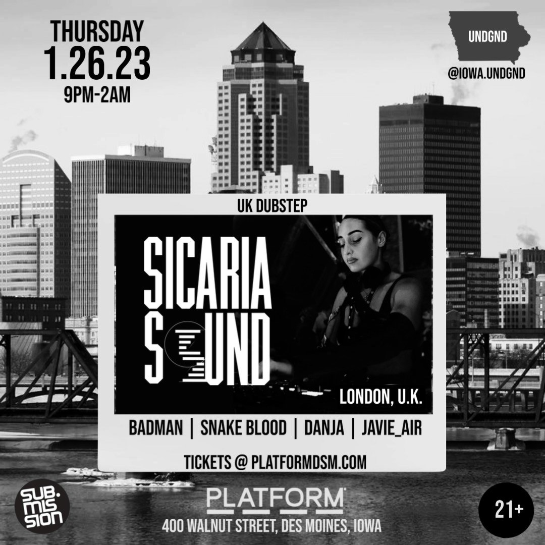 Sicaria Sound at PLATFORM on Jan 26, 2023 - tickets | Eventsfy