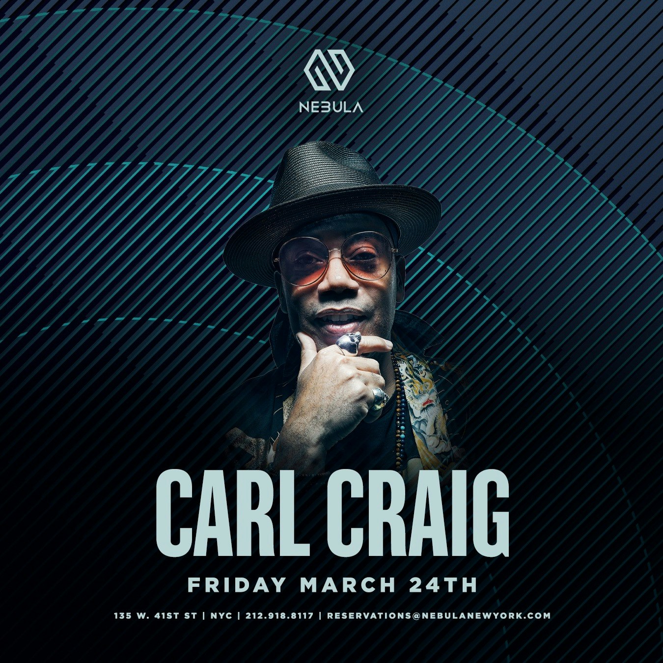 Carl Craig at Nebula on Mar 24, 2023 - tickets | Eventsfy