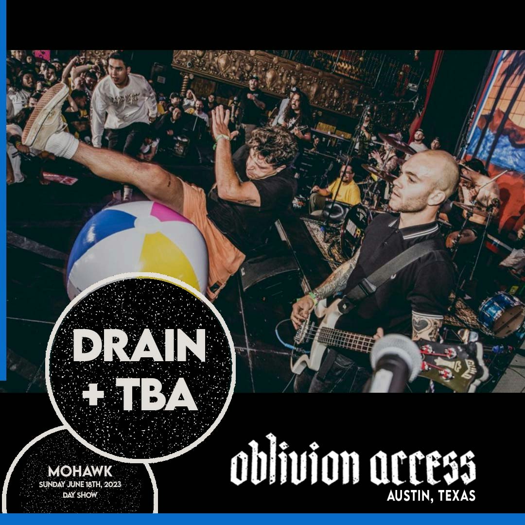 Drain, + TBA at Mohawk on Jun 18, 2023 - tickets | Eventsfy