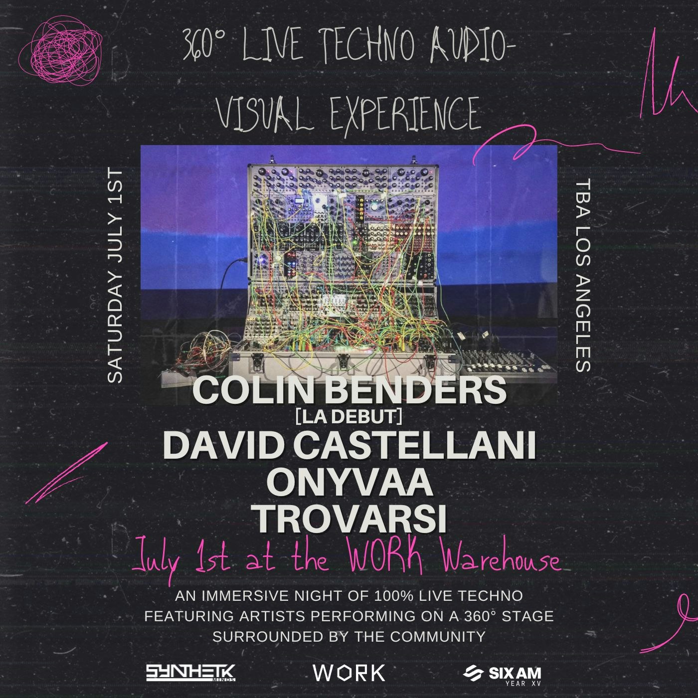 WORK Presents: Colin Benders (LA Debut), David Castellani, ONYVAA ...