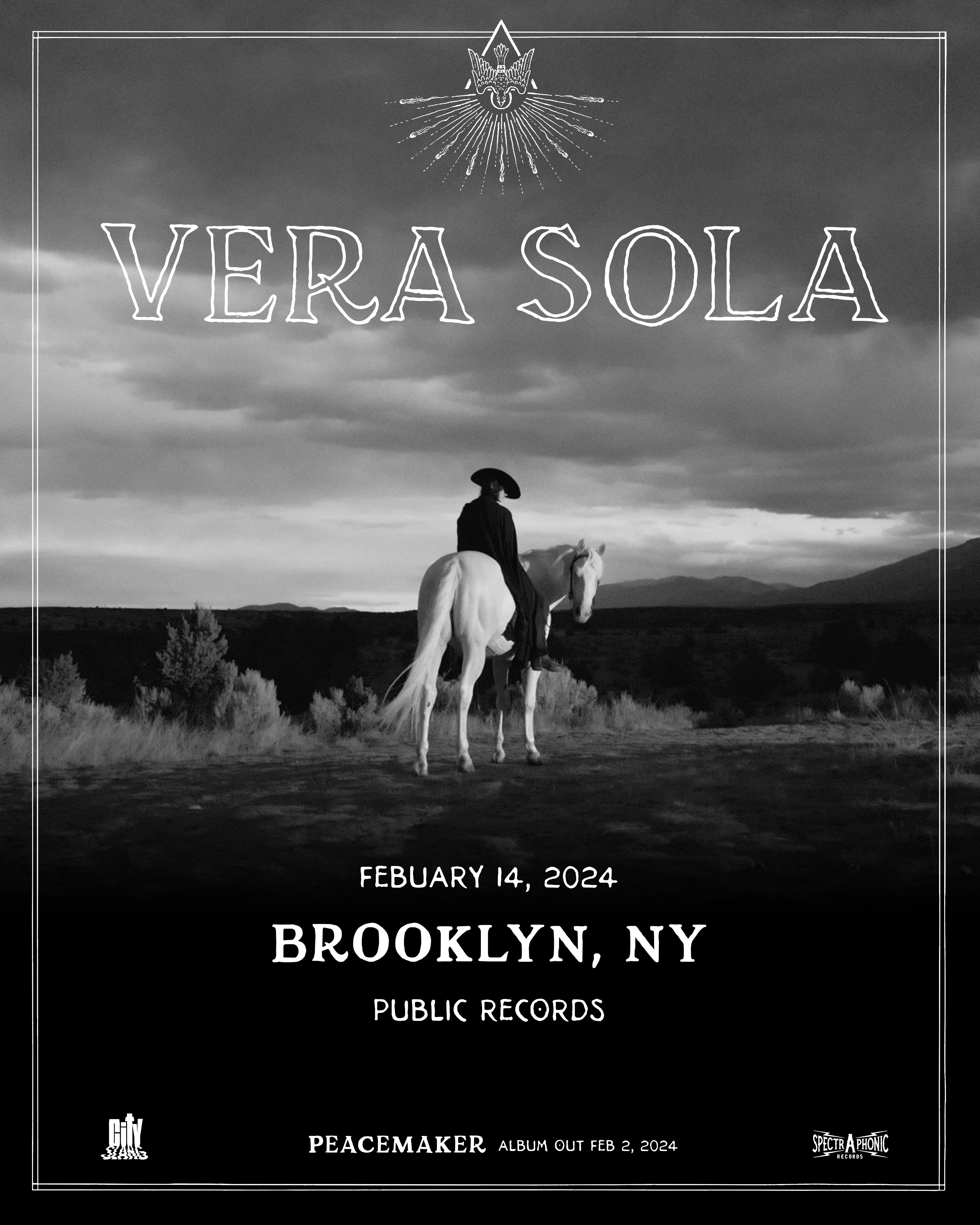 Vera Sola Billets | 25,75 $ | 14 févr. @ Public Records, New York | DICE