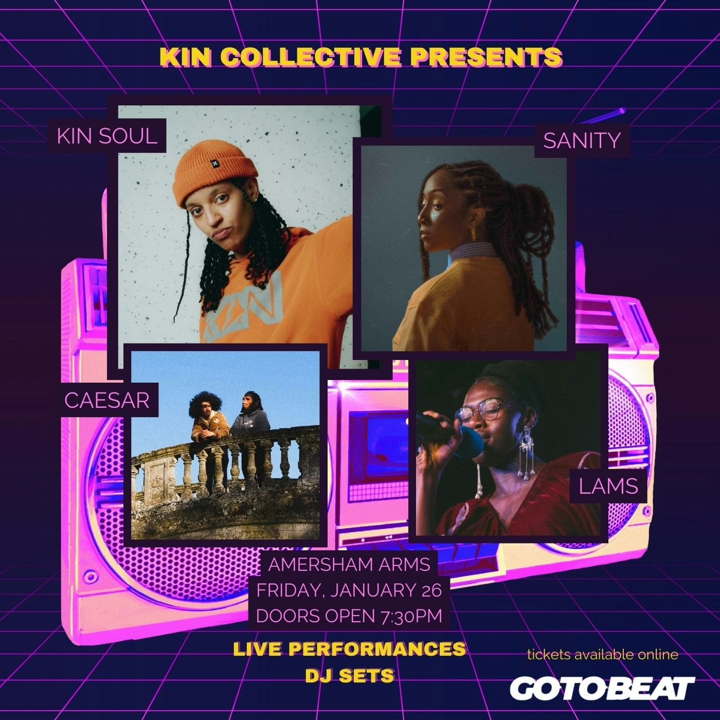 KIN COLLECTIVE: Kin Soul, SANITY, Caesar & Lams Billets | 8,06 £ | 26 ...