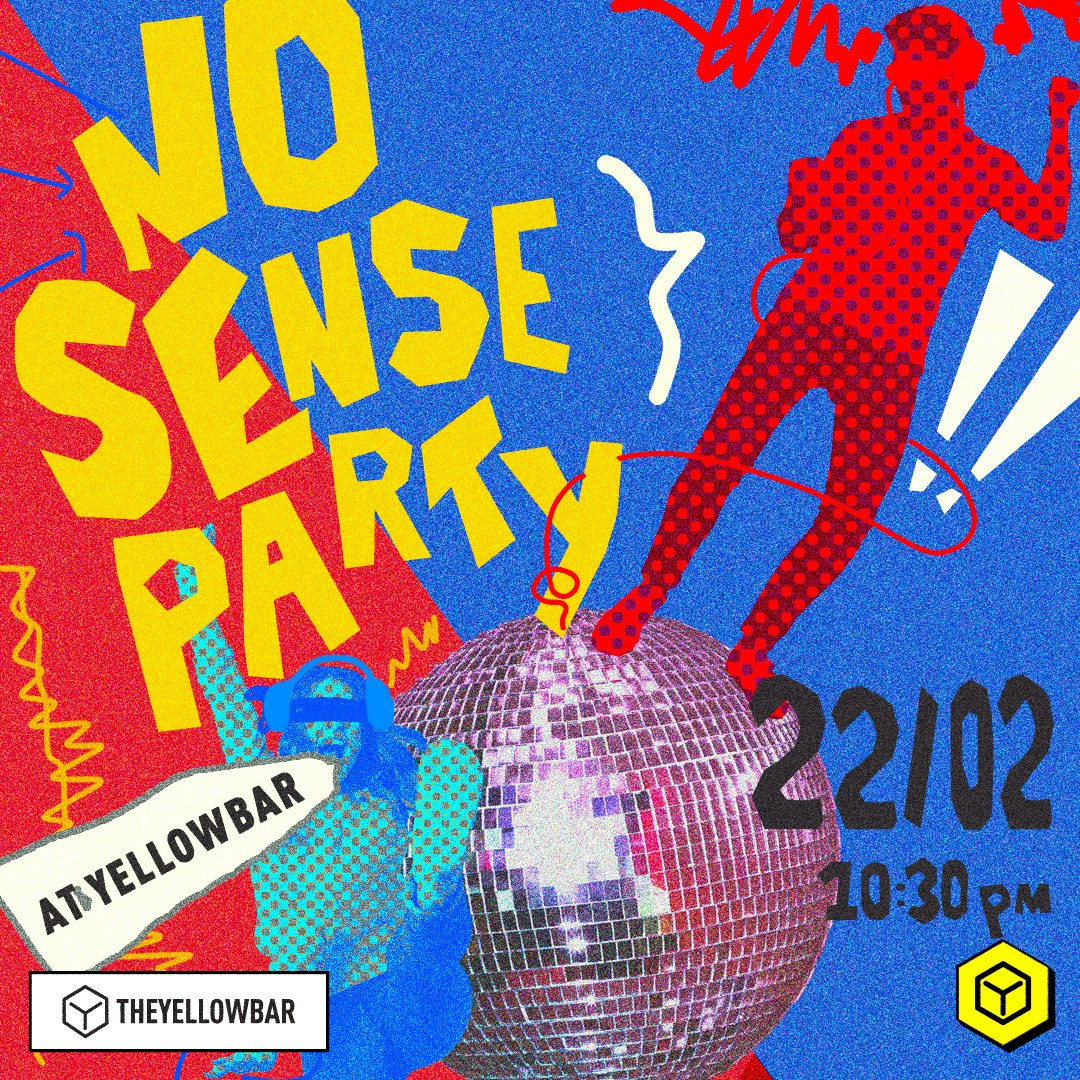 No Sense Party Billets | Gratuit | 22 févr. @ The Yellow Bar, Roma | DICE