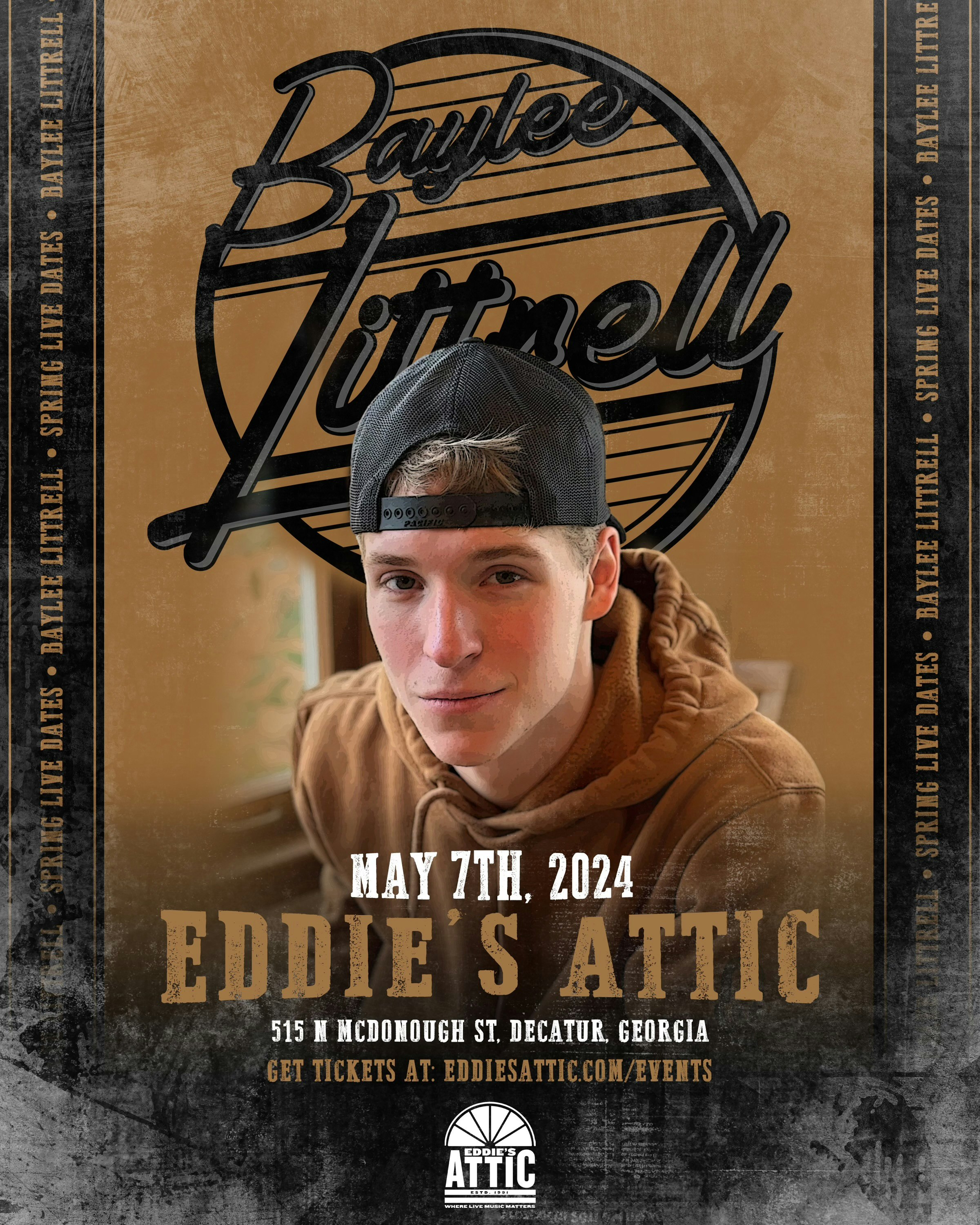 Baylee Littrell Tickets | From $26.70 | 7 May @ Eddie's Attic, Atlanta ...