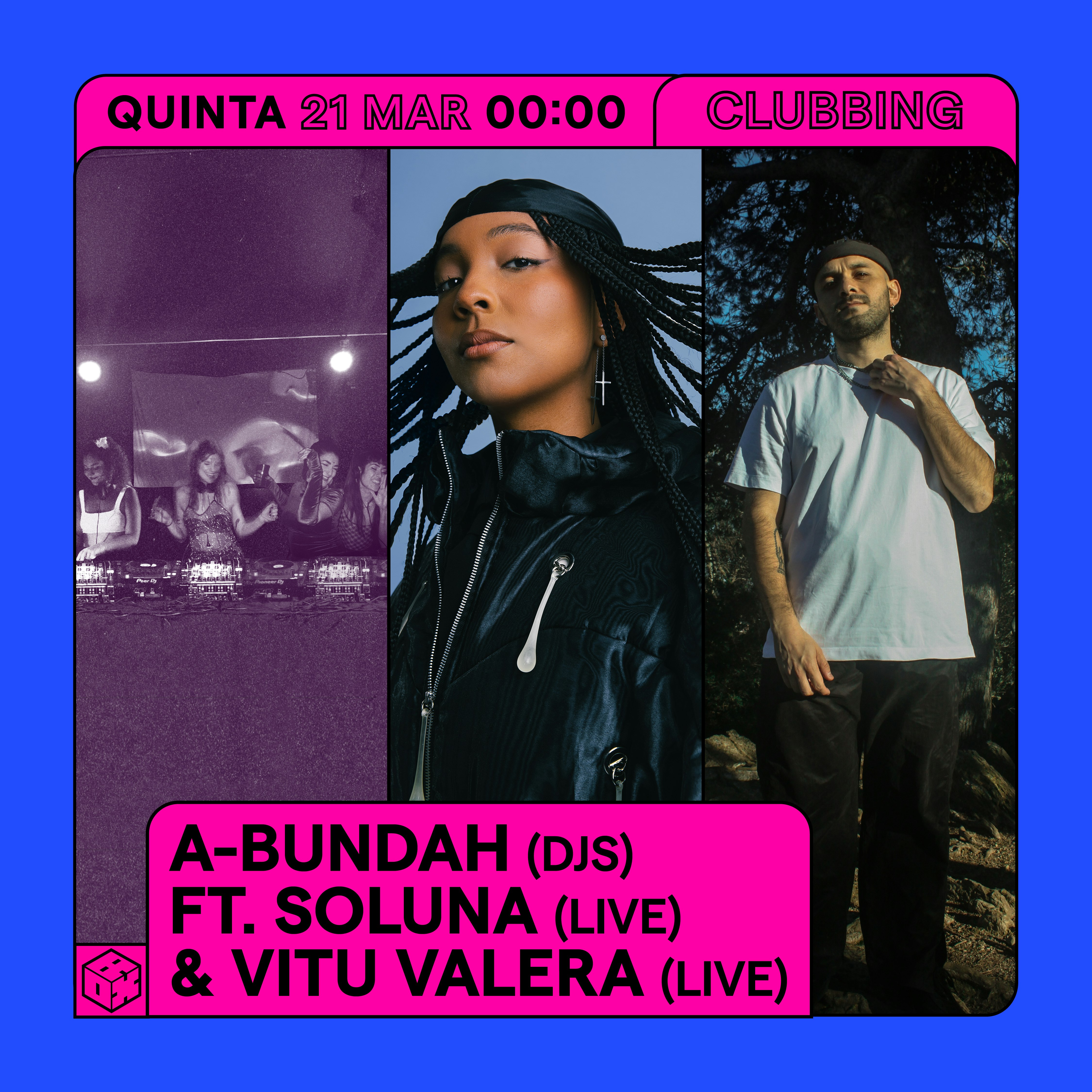 A•BUNDAH presents SOLUNA + VITU VALERA Bilhetes | € 10,82 | 21 de mar ...