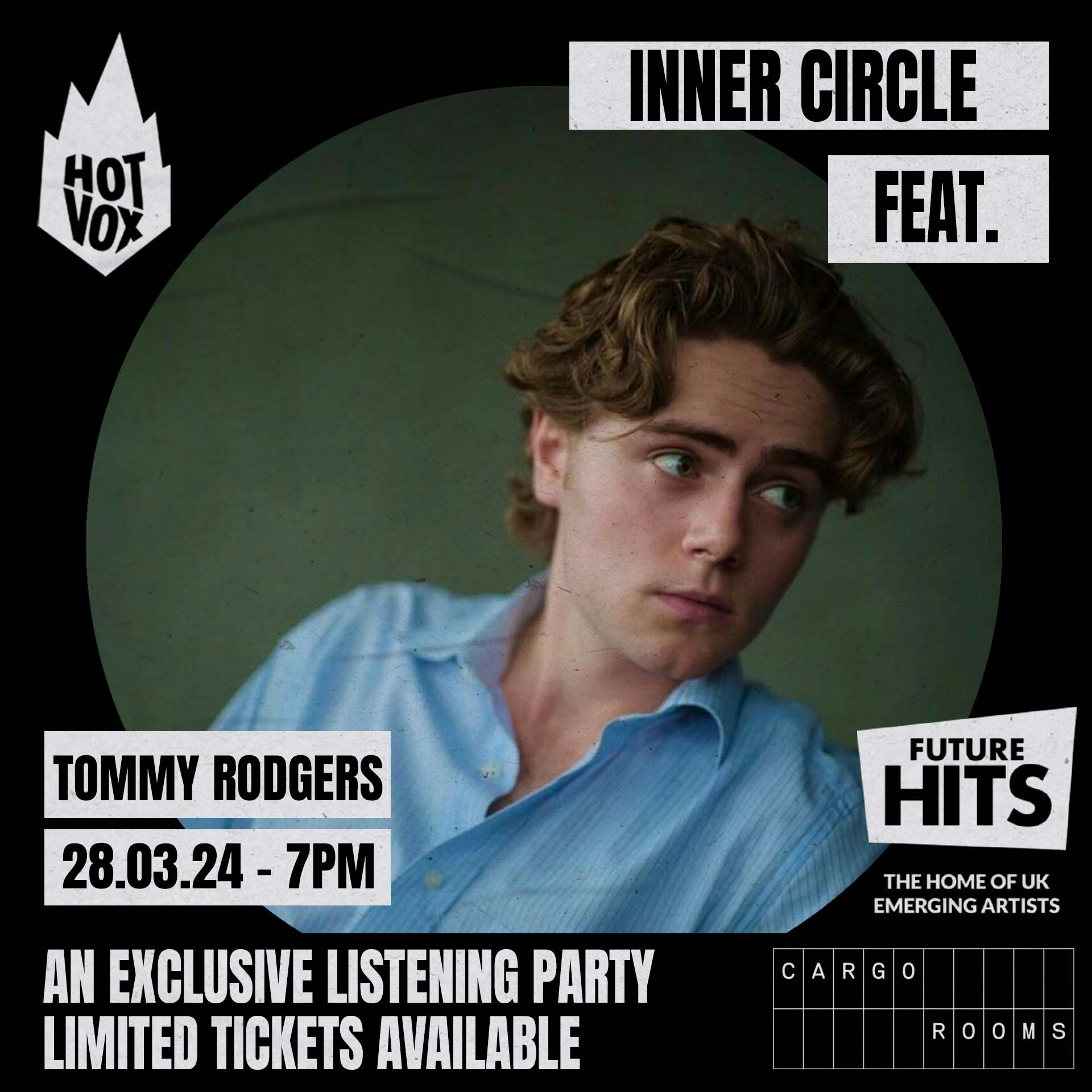 Tommy Rodger's Inner Circle Tickets | 15,56 £ | 28. März 2024 @ Cargo ...