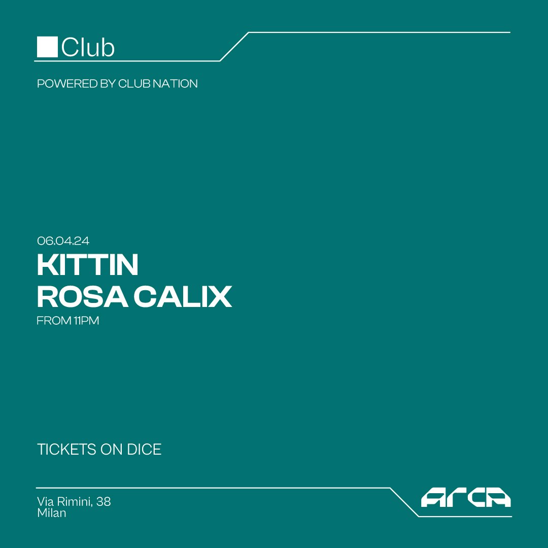 Kittin | Arca Tickets | Ab 12 € | 6. Apr. @ ARCA, Milano | DICE