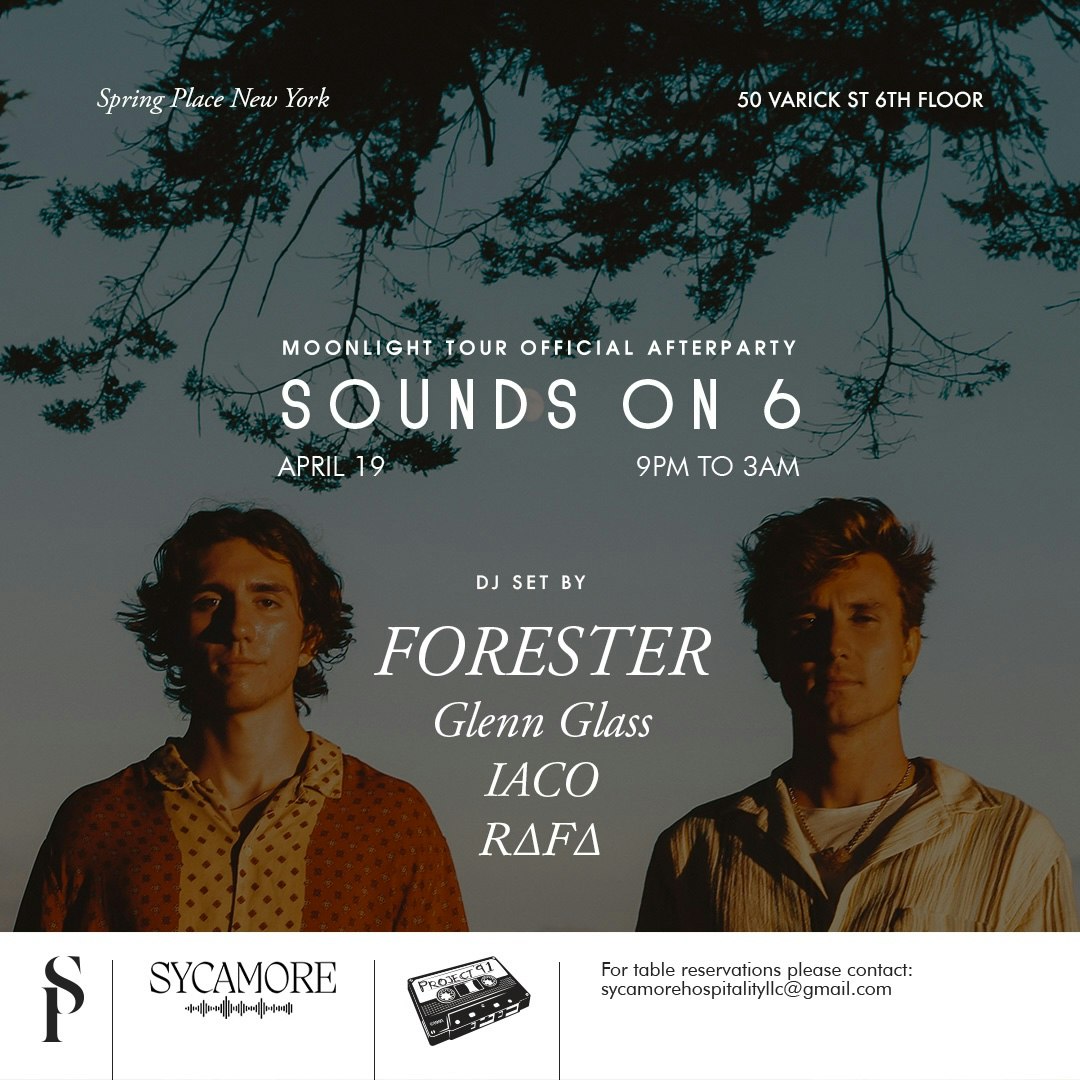 Forester DJ Set Afterparty Bilhetes | Gratuito | 19 de abr. @ Spring ...
