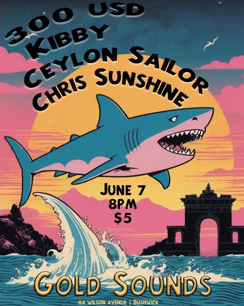 300 USD // Kibby // Ceylon Sailor //Chris Sunshine Bilhetes | $ 6 | 7 ...