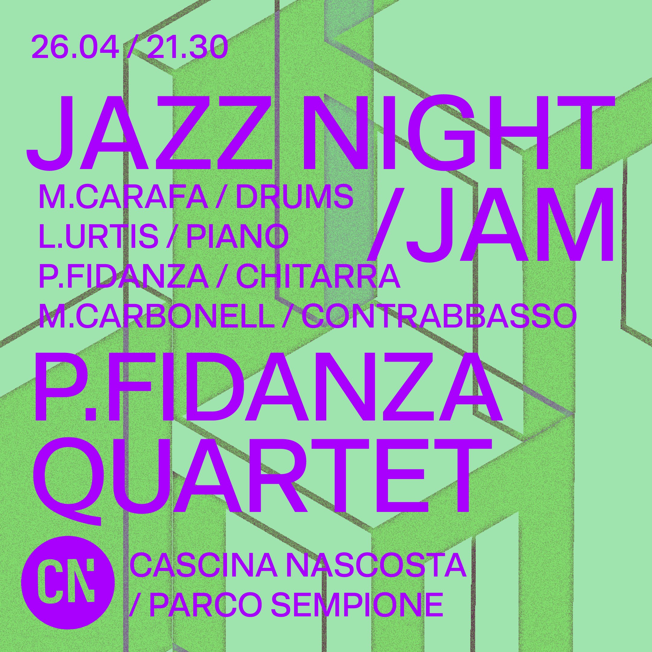 Jazz Night + Jam Session Tickets | Free | Apr 26 @ Cascina Nascosta ...