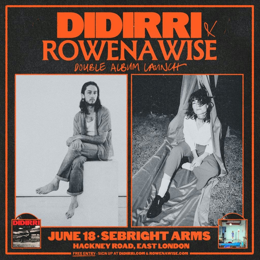 Rowena Wise + Didirri (co-headline) + guests Bilhetes | Gratuito | 18 ...