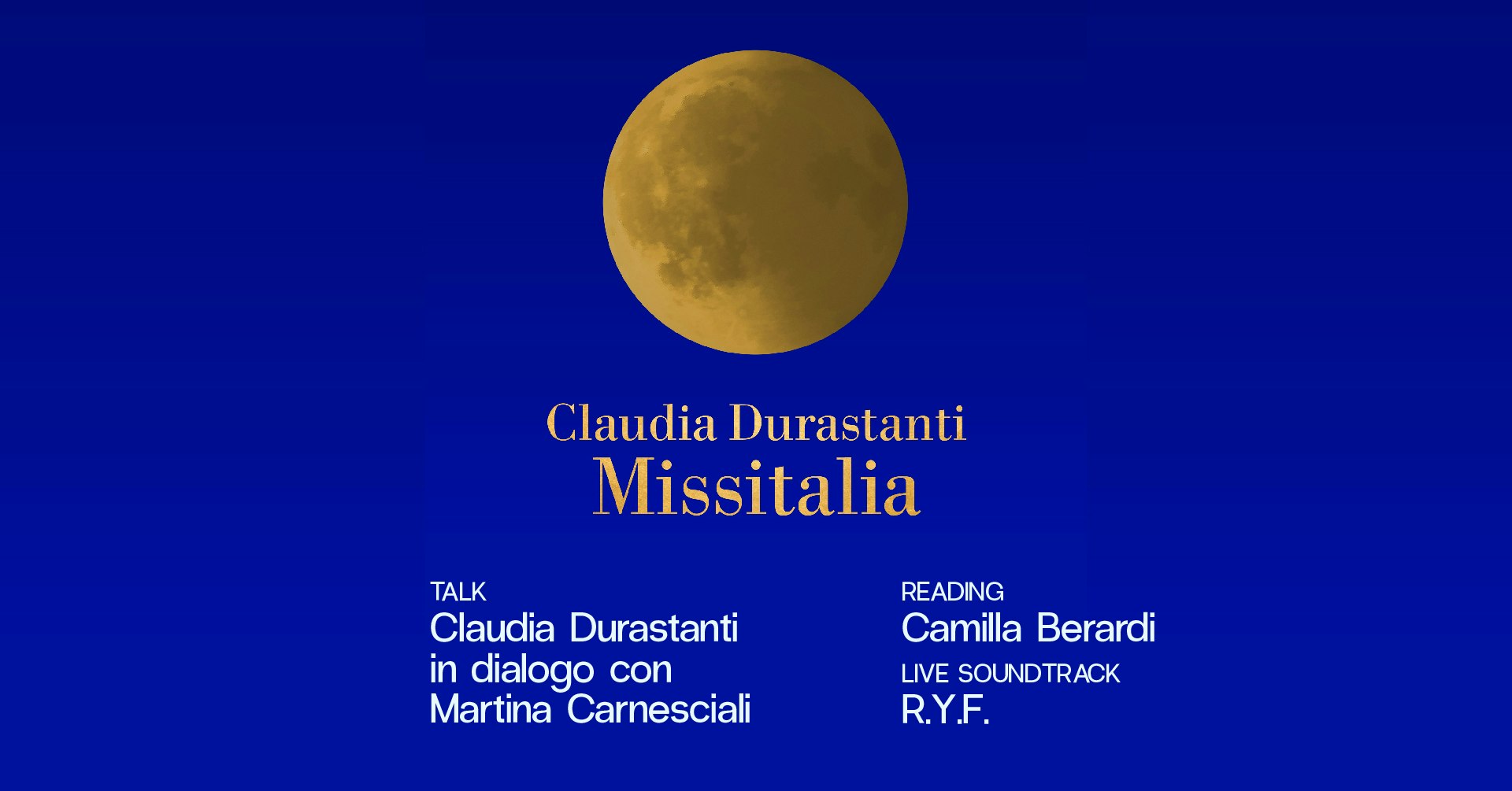 Claudia Durastanti presenta "MissItalia" Entradas | Gratis | 8 may @ Bronson, Ravenna | DICE