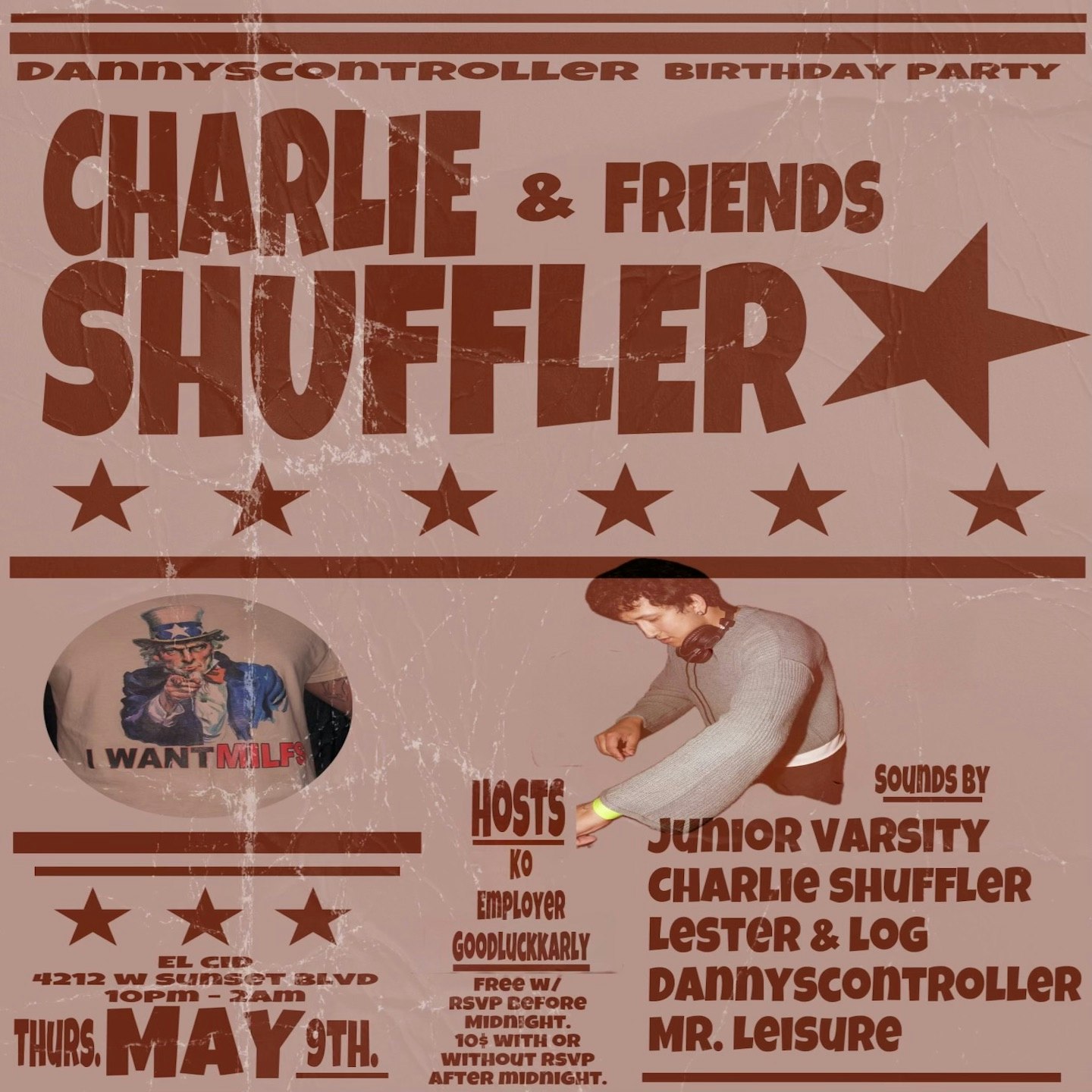 Charlie Shuffler & Friends Bilhetes | Gratuito | 9 de mai. @ El Cid ...