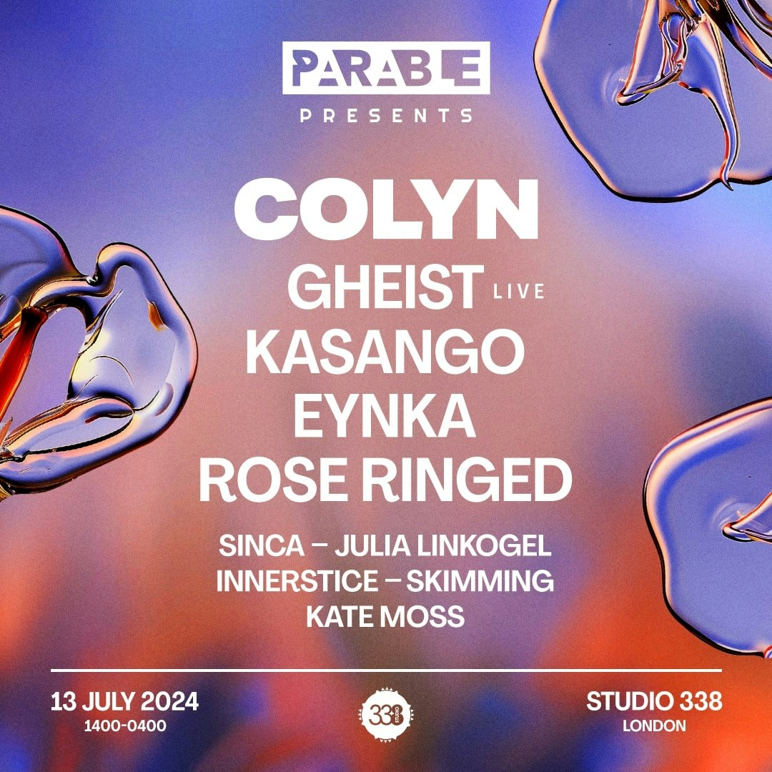 Parable summer open air: Colyn, Gheist & more Bilhetes | A partir de £ ...