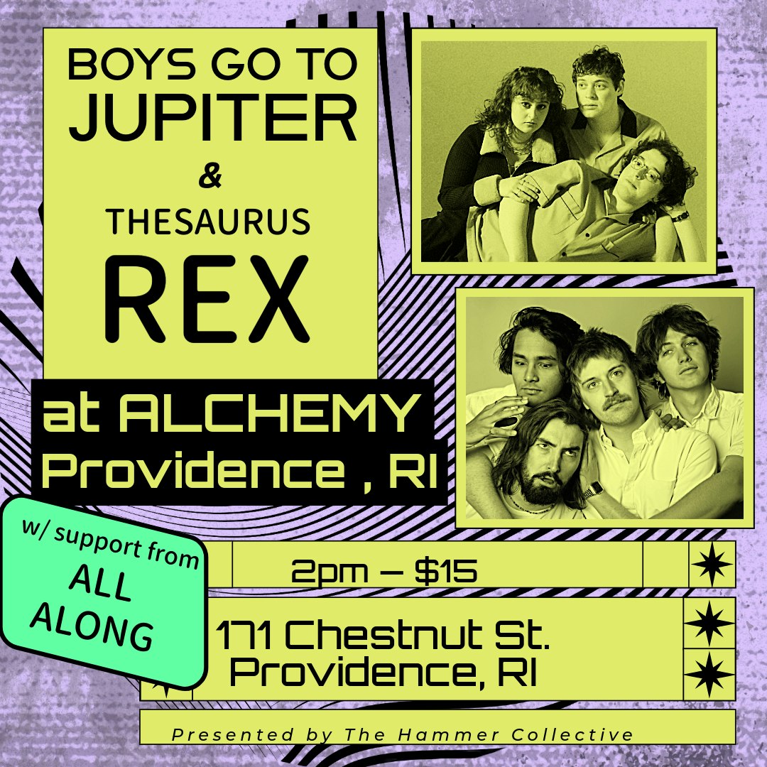 Boys go to Jupiter / Thesaurus Rex / All Along Bilhetes | $ 17,31 | 18 ...