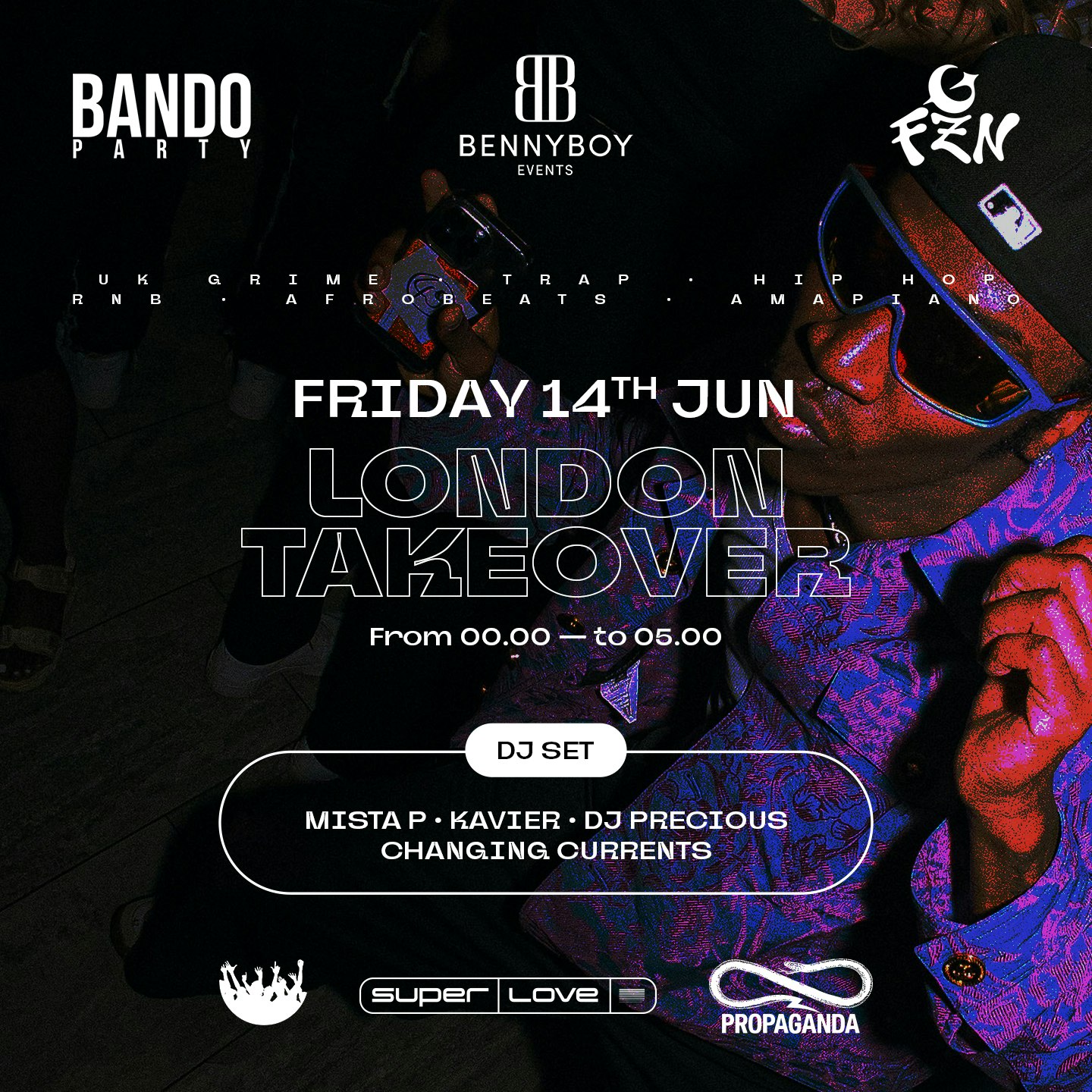 "London Takeover - Fashion Week Edition" by Bando Party w/ Benny Boy ...
