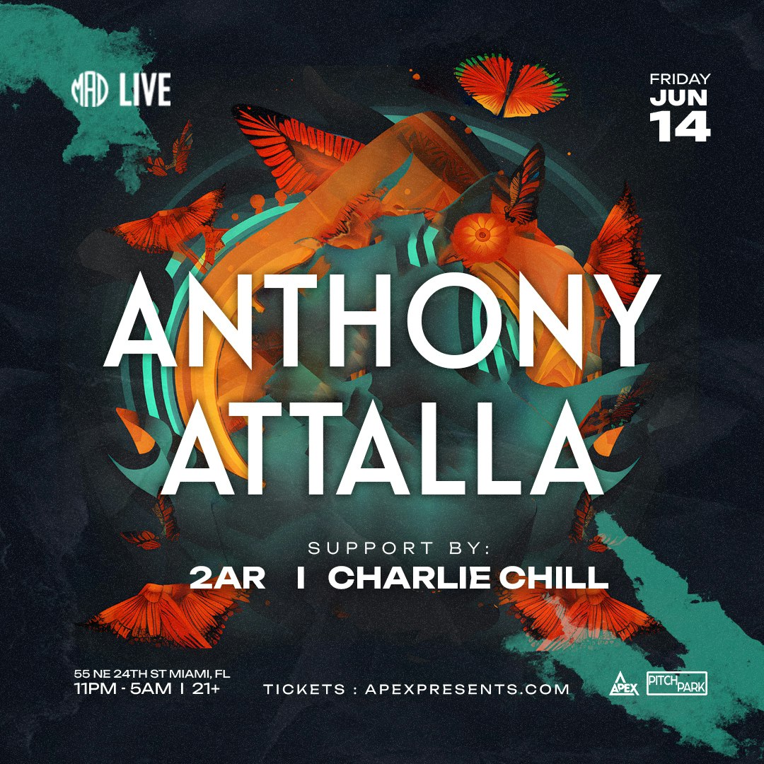 Anthony Attalla Bilhetes | A partir de Gratuito | 14 de jun. @ MAD LIVE ...