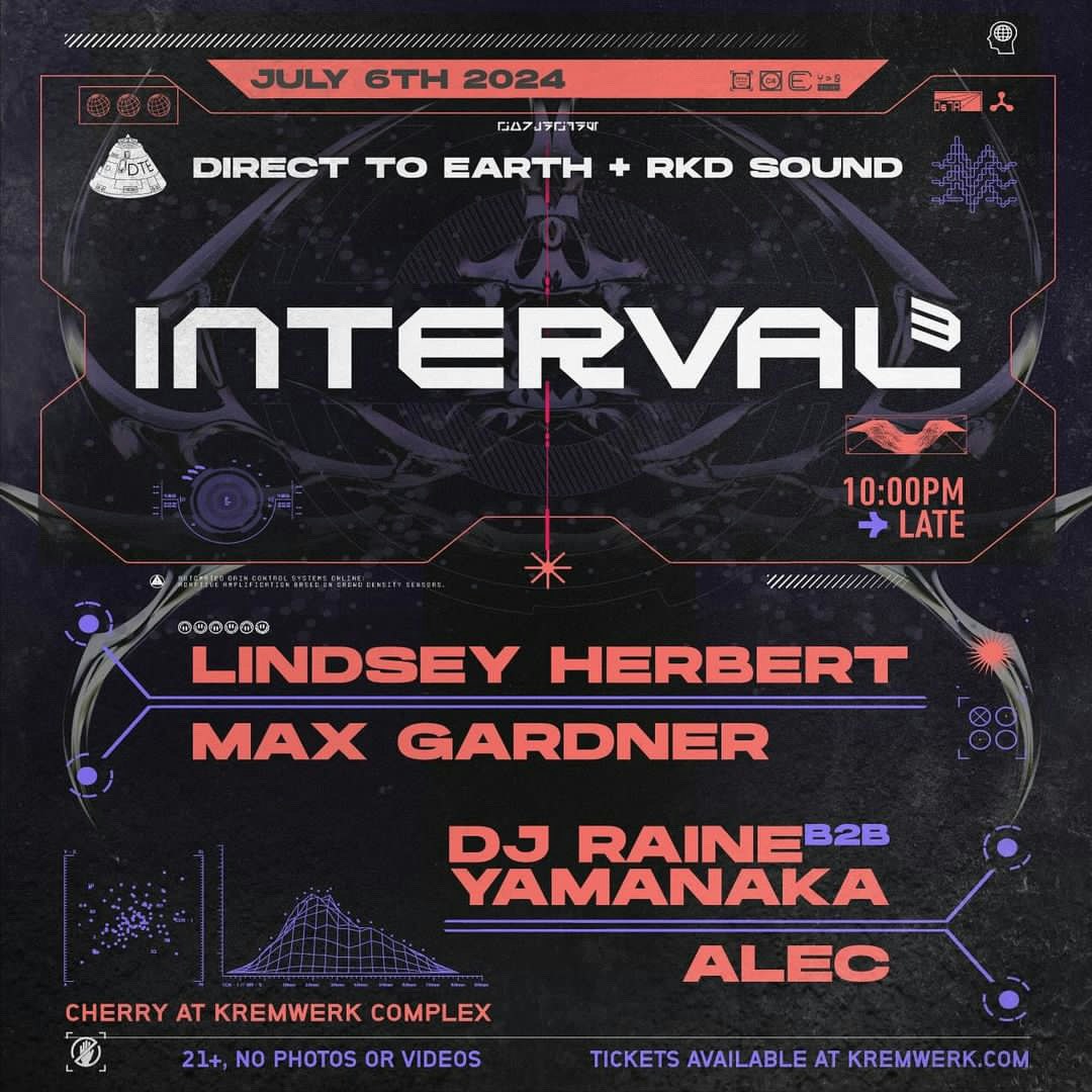 Direct to Earth and RKD Sound Present: INTERVAL 3 Tickets | Ab 17,85 ...
