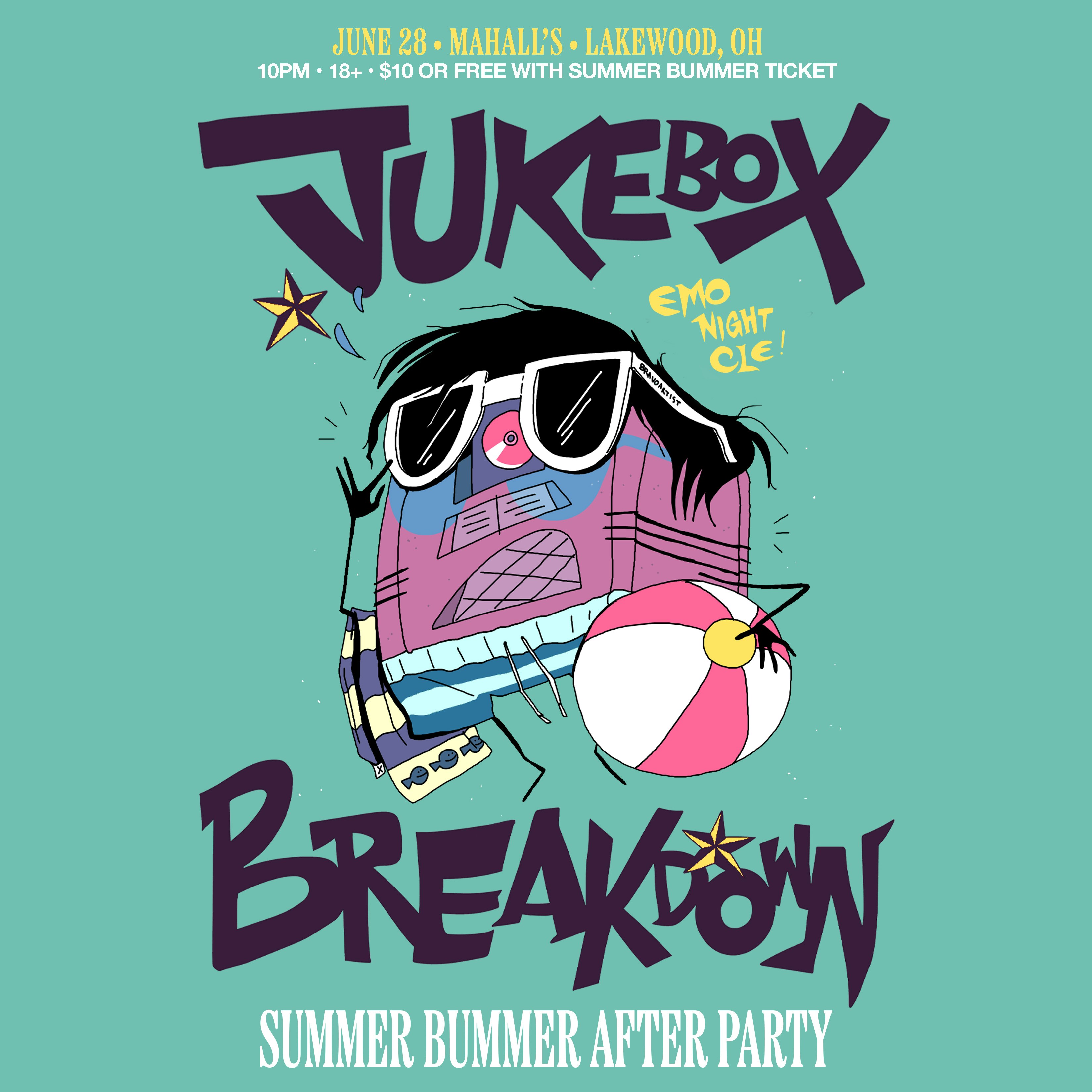 Emo Night CLE - Summer Bummer after party Bilhetes | $ 16,48 | 28 de ...