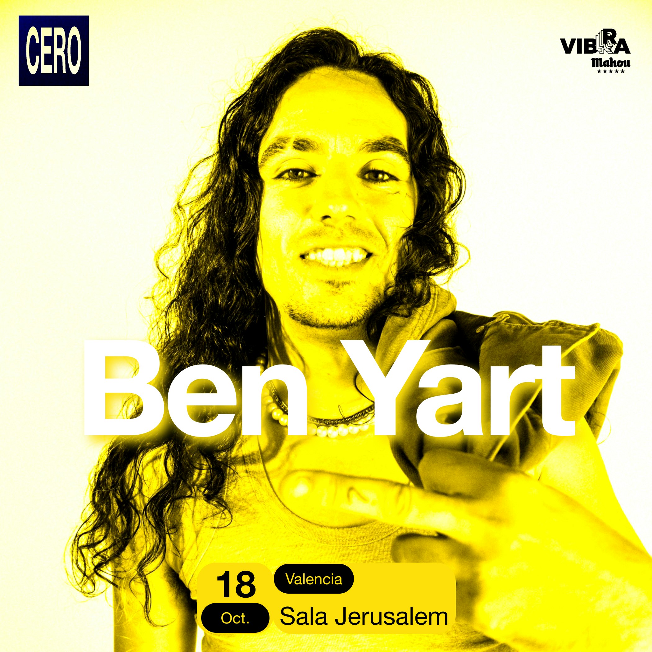 semana cero : Ben Yart Bilhetes | € 16,50 | 18 de out. @ Sala Jerusalem ...