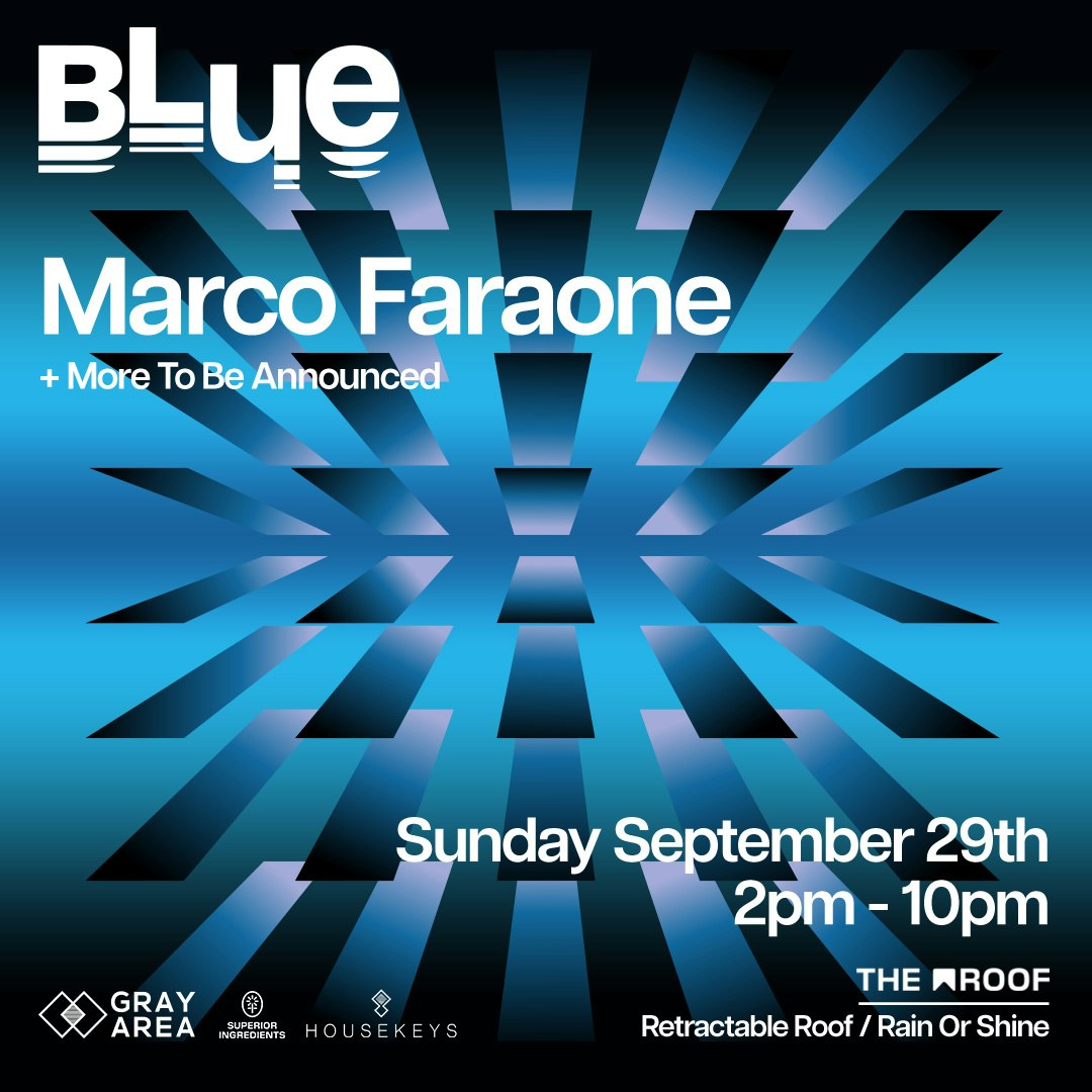 BLUE: Marco Faraone & Guests on The Roof Bilhetes | 29 de set. @ The ...