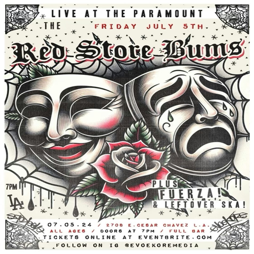 The Red Store Bums w/ Fuerza! + Leftover Ska Bilhetes | $ 28,32 | 5 de ...