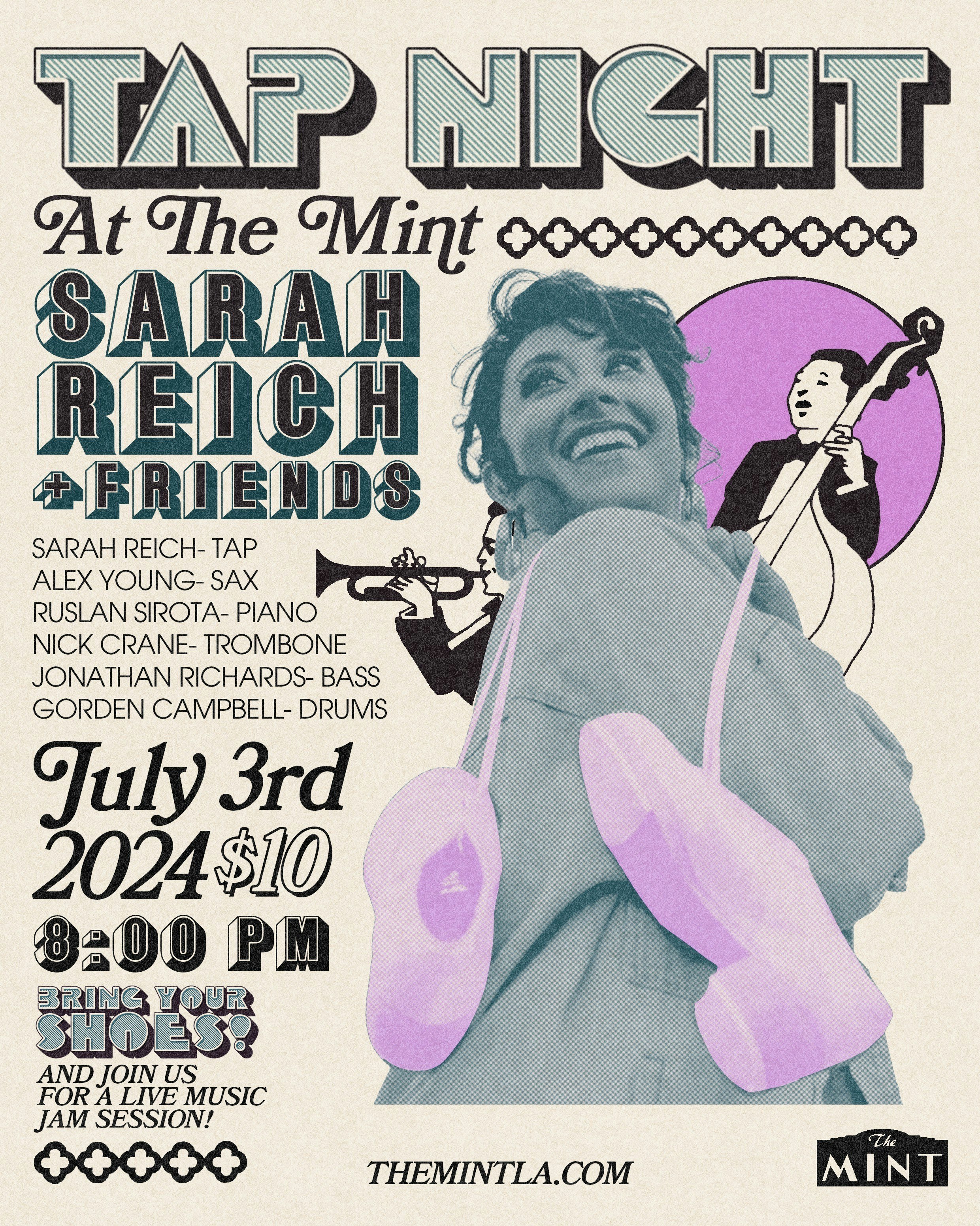 Tap Night with Sarah Reich and Friends Entradas | 13,39 $ | 3 jul @ The ...