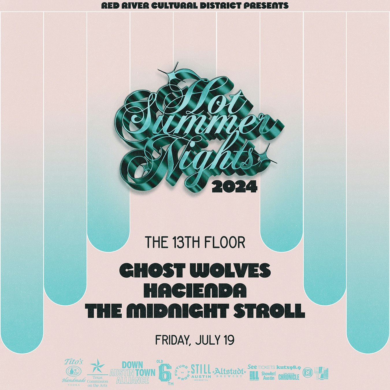 HOT SUMMER NIGHTS ft. The Midnight Stroll, Hacienda, Ghost Wolves Tickets | Free | Jul 19 @ The ...
