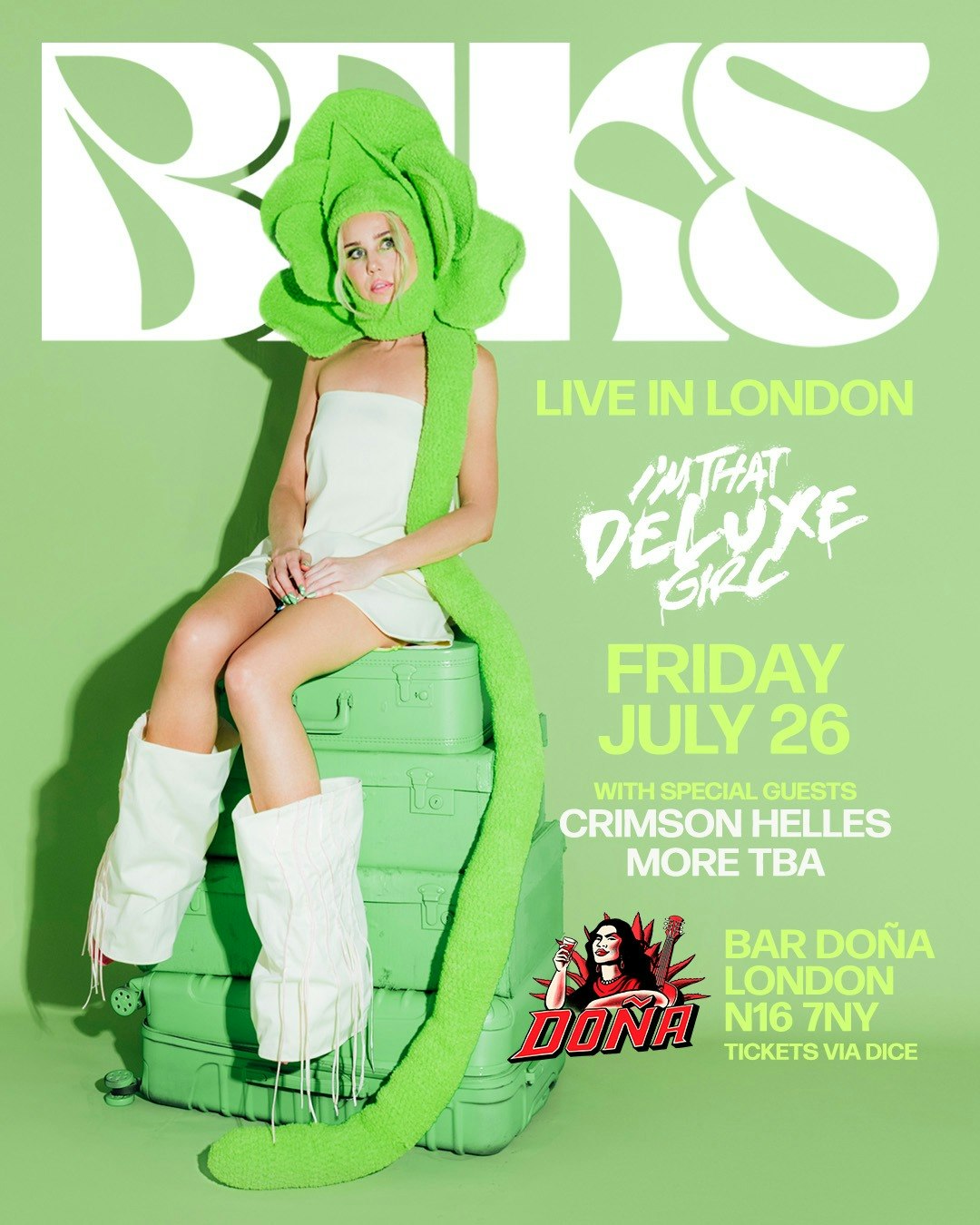 Beks - "I'm That Deluxe Girl" EP Launch Bilhetes | £ 10,30 | 26 de jul ...