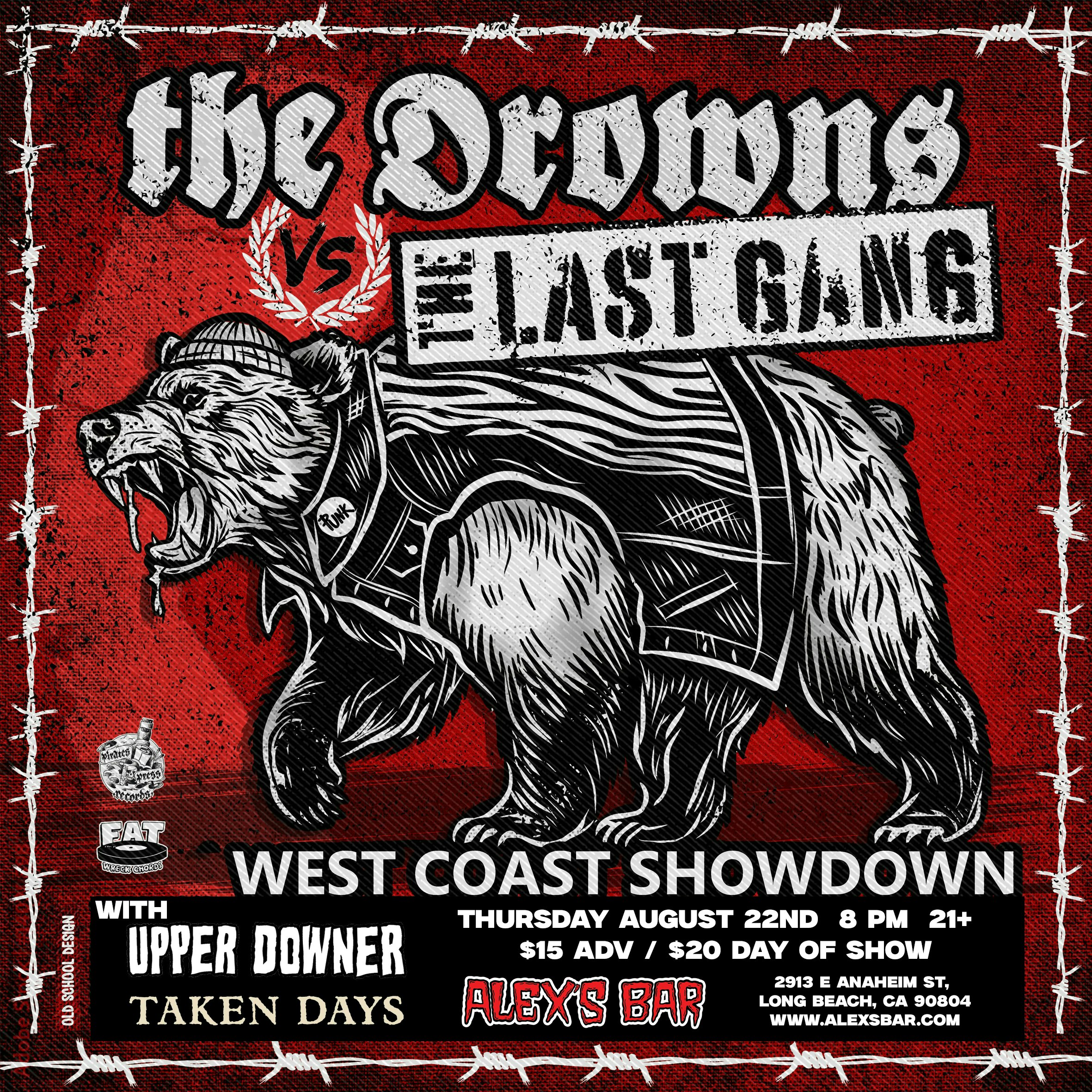 West Coast Showdown: The Last Gang & The Drowns Co- Headline Tour with ...