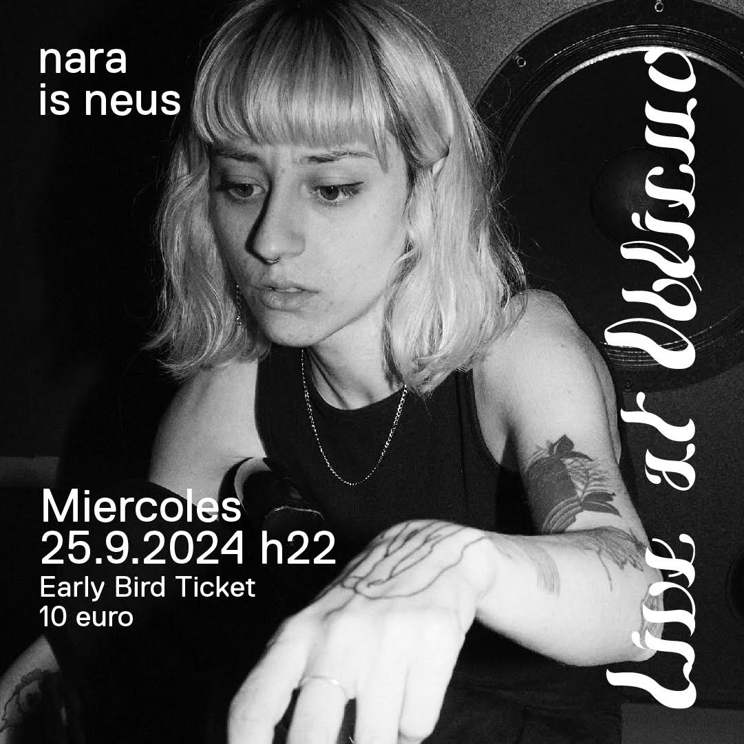 nara is neus Billets | À partir de 10,72 € | 25 sept. @ Oblicuo Hi-Fi ...