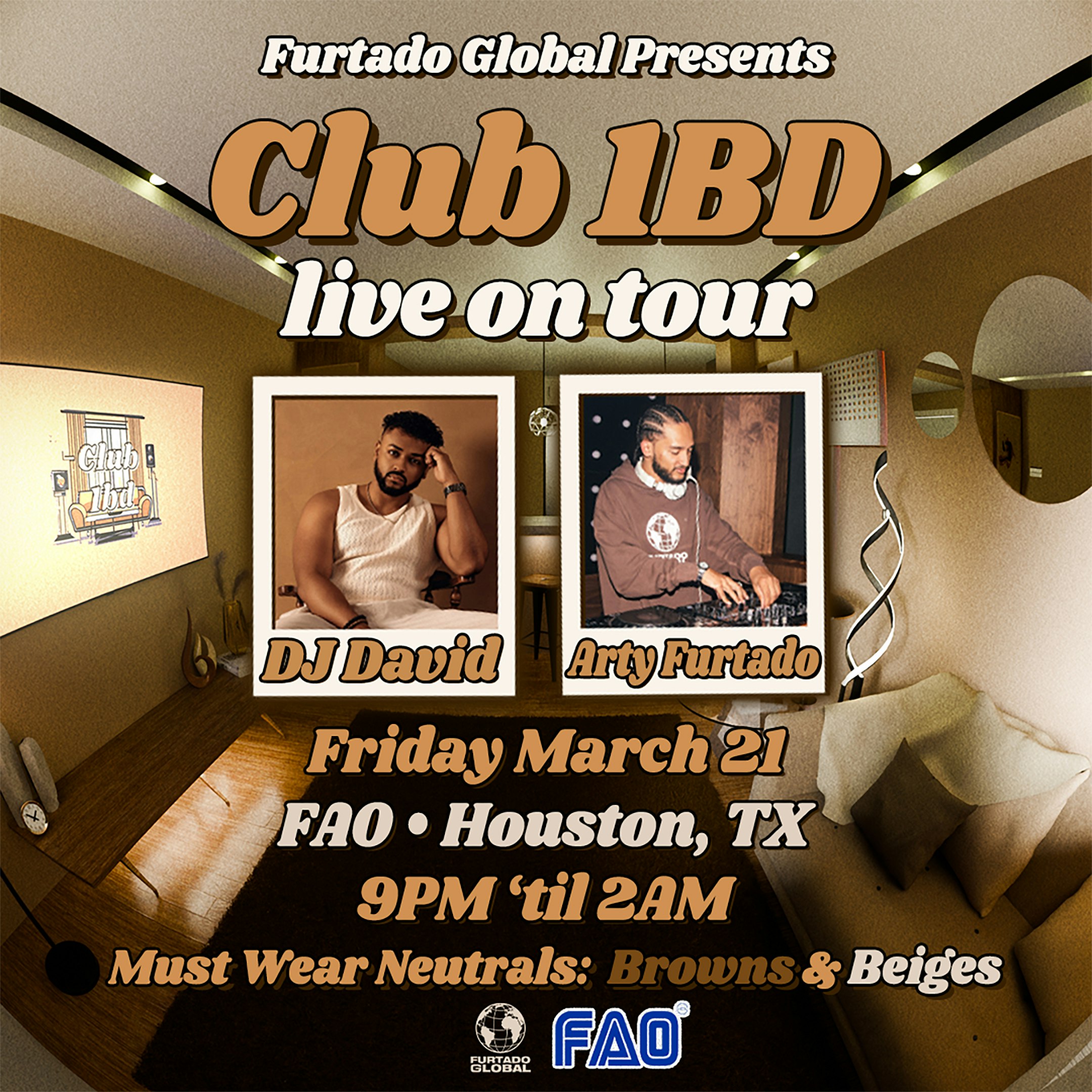 Club 1BD Houston Tickets | $40.14 | 21 Mar @ FAO, Houston | DICE