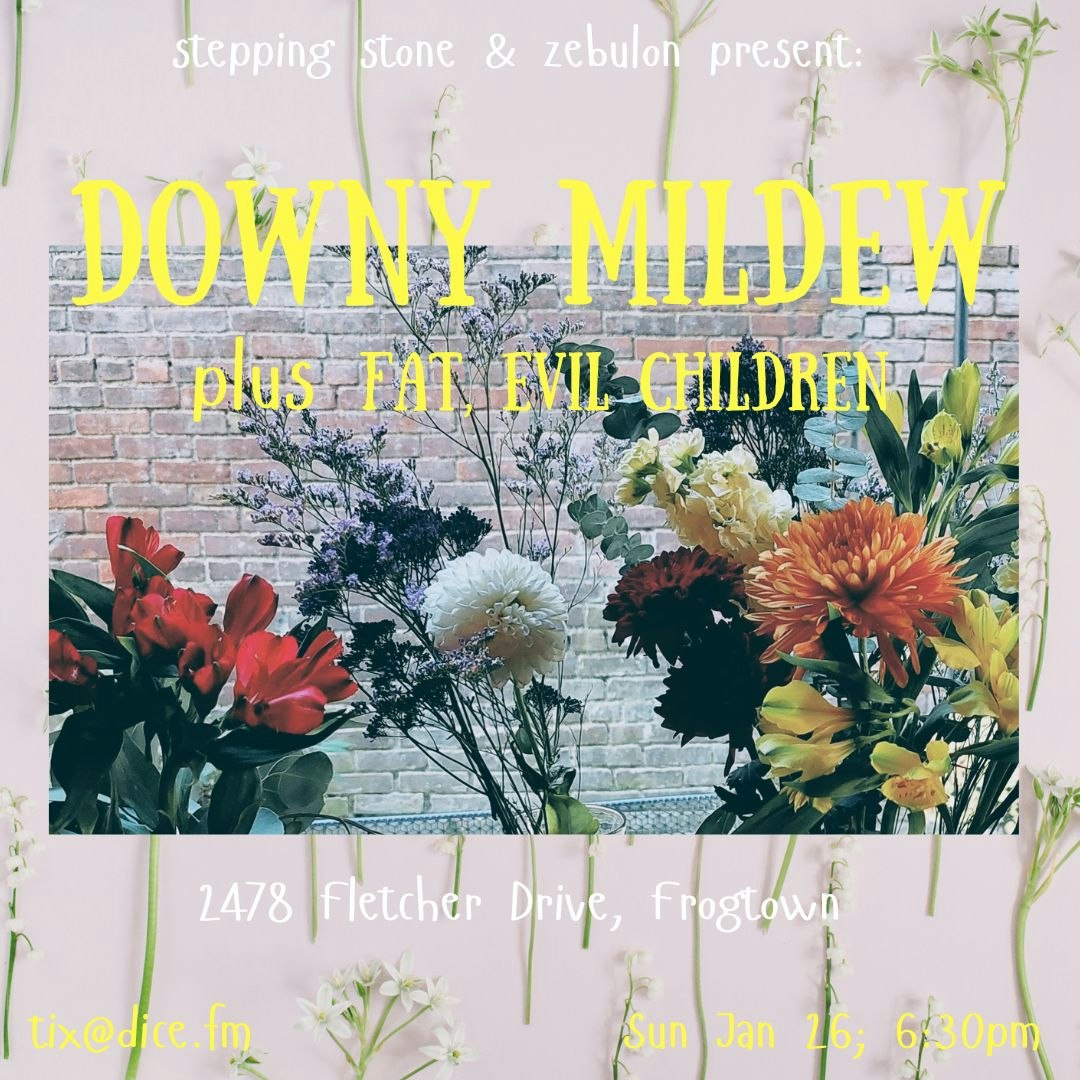 Stepping Stone presents: Downy Mildew, plus Fat, Evil Children Billets ...
