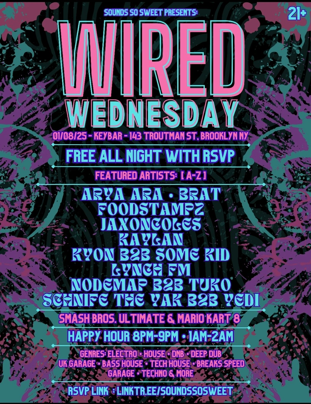 Wired Wednesday ( Smash Bros + Mario Kart + Rave ) Billets | Gratuit ...