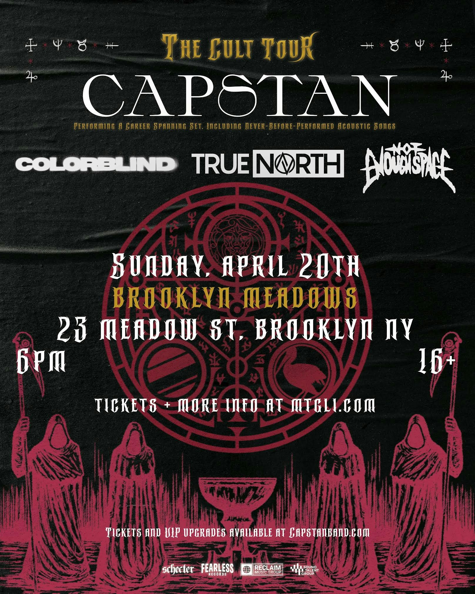 Capstan – The Cult Tour Tickets | $25.24 | 20 Apr @ The Meadows, New ...