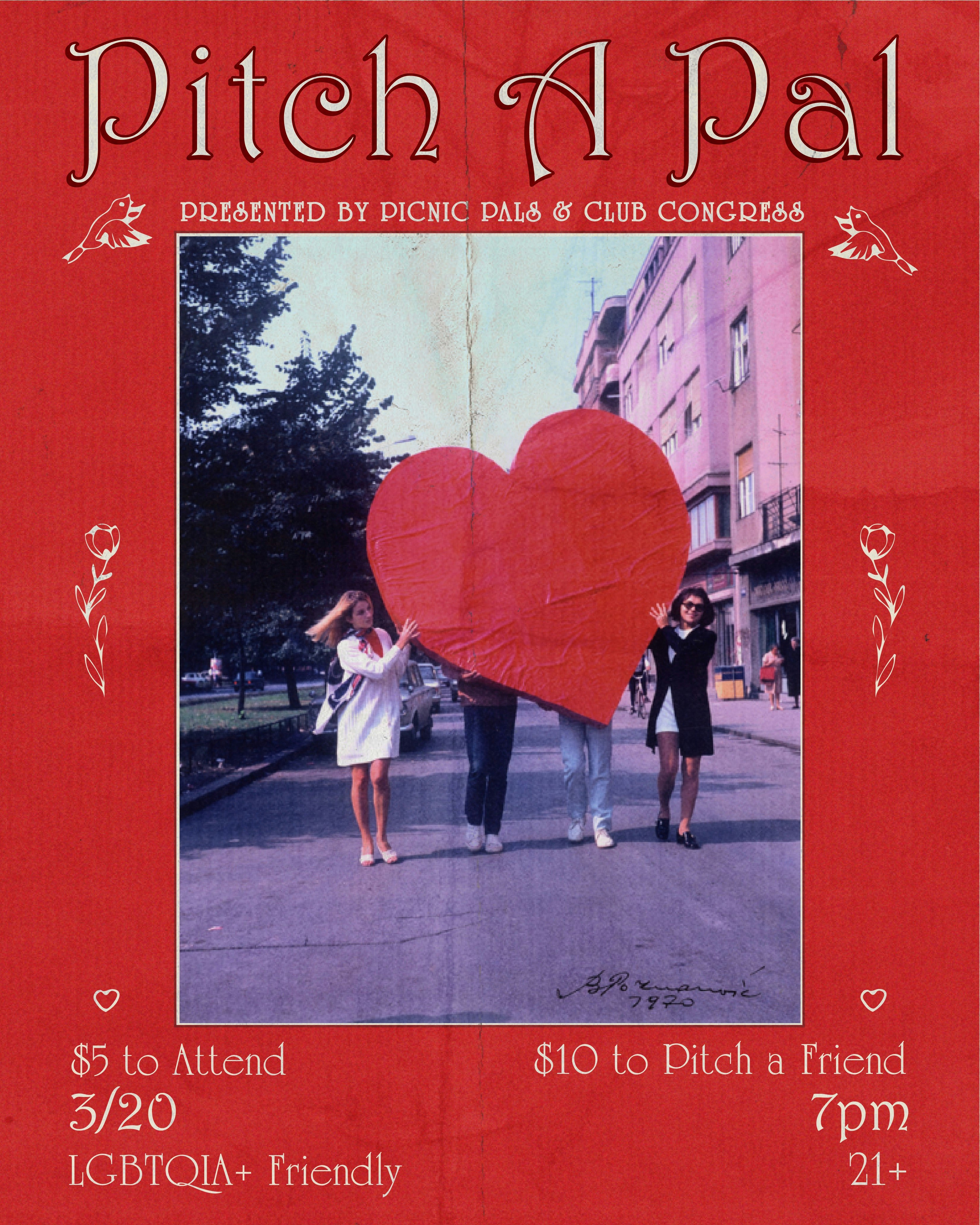 Picnic Pals Presents: Pitch A Pal - Hotel Congress