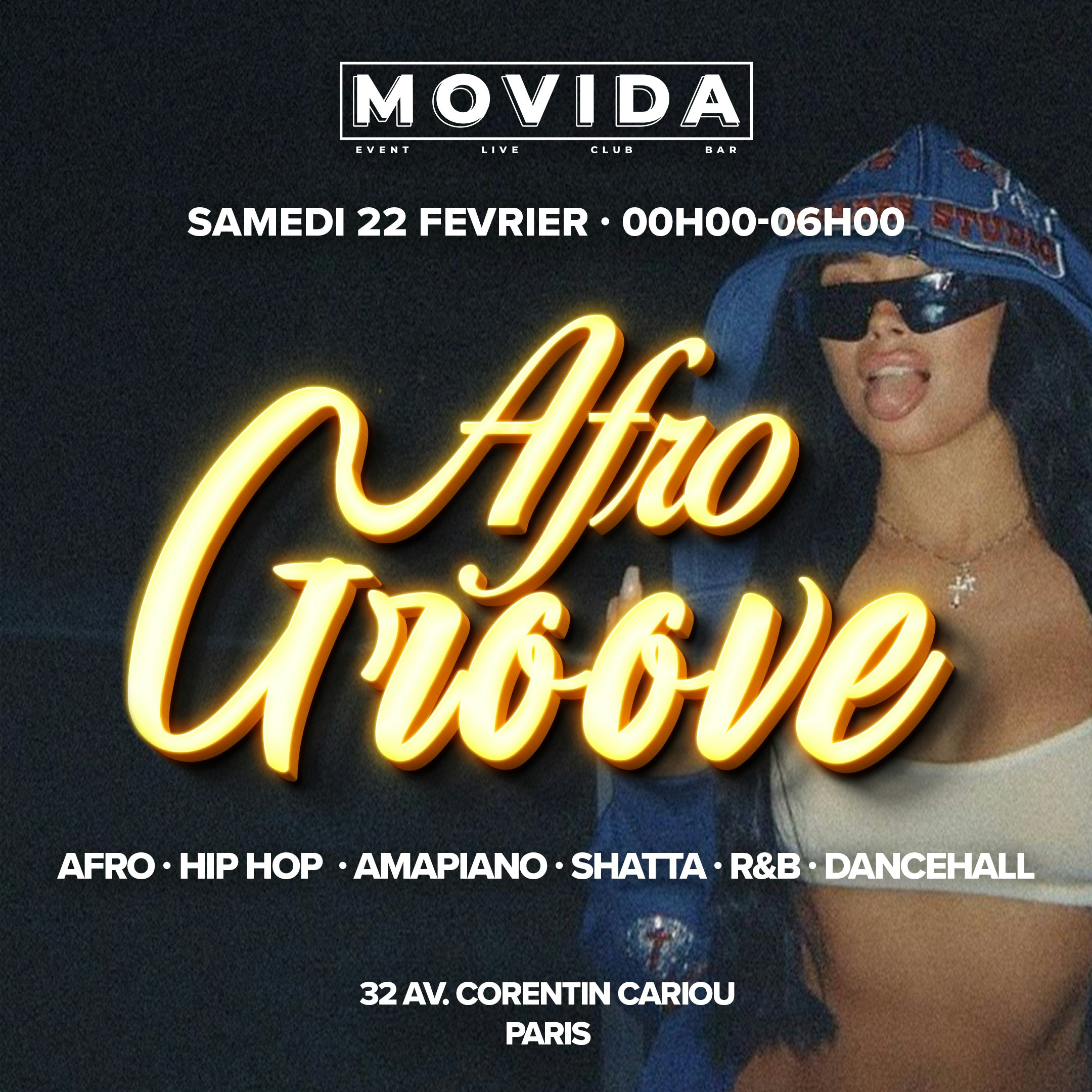 AFRO GROOVE - AFRO, SHATTA, DANCEHALL, AMAPIANO Billets | À partir de ...