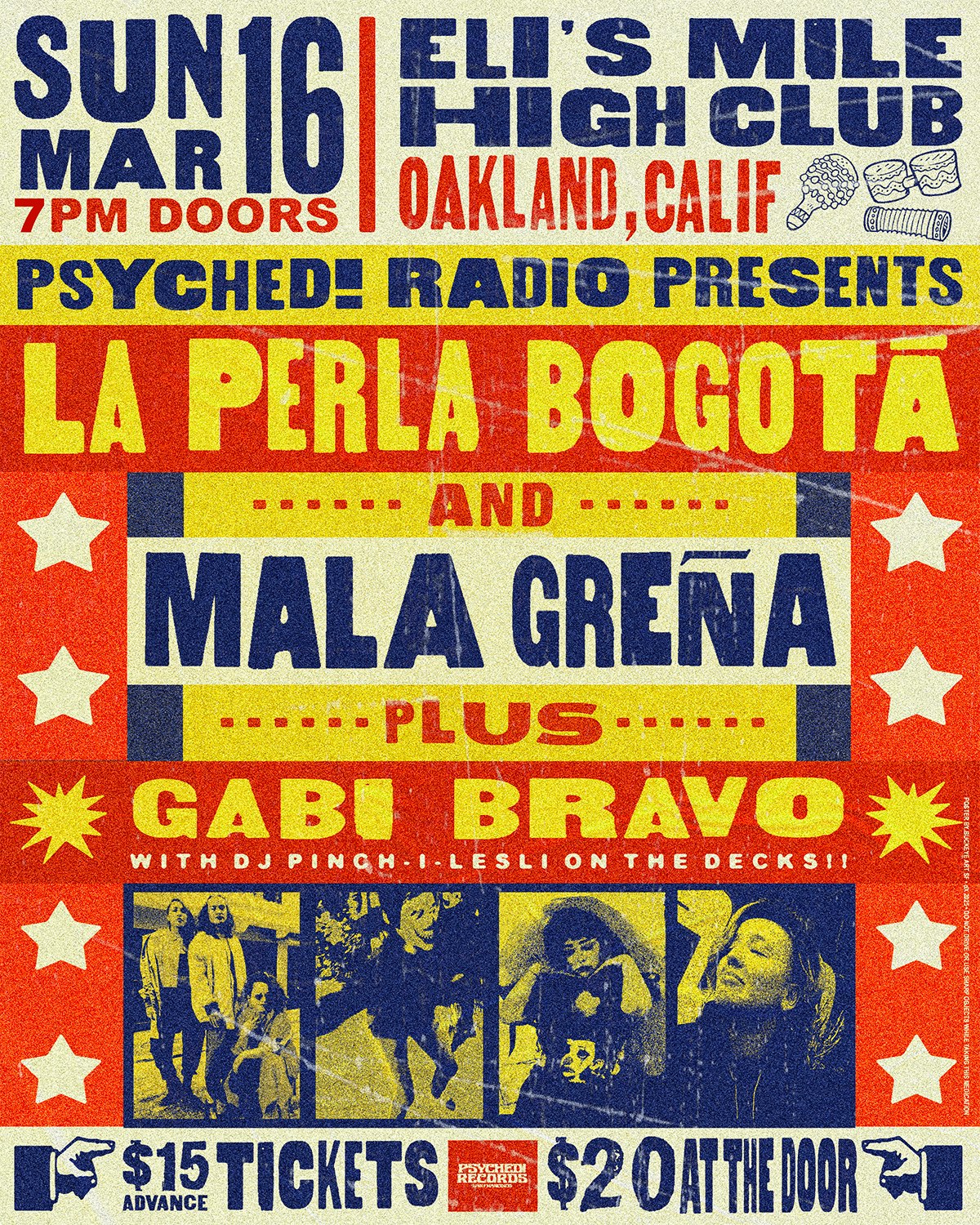 La Perla Bogotá, Mala Greña and Gabi Bravo Tickets | $17 | Mar 16 @ Eli ...