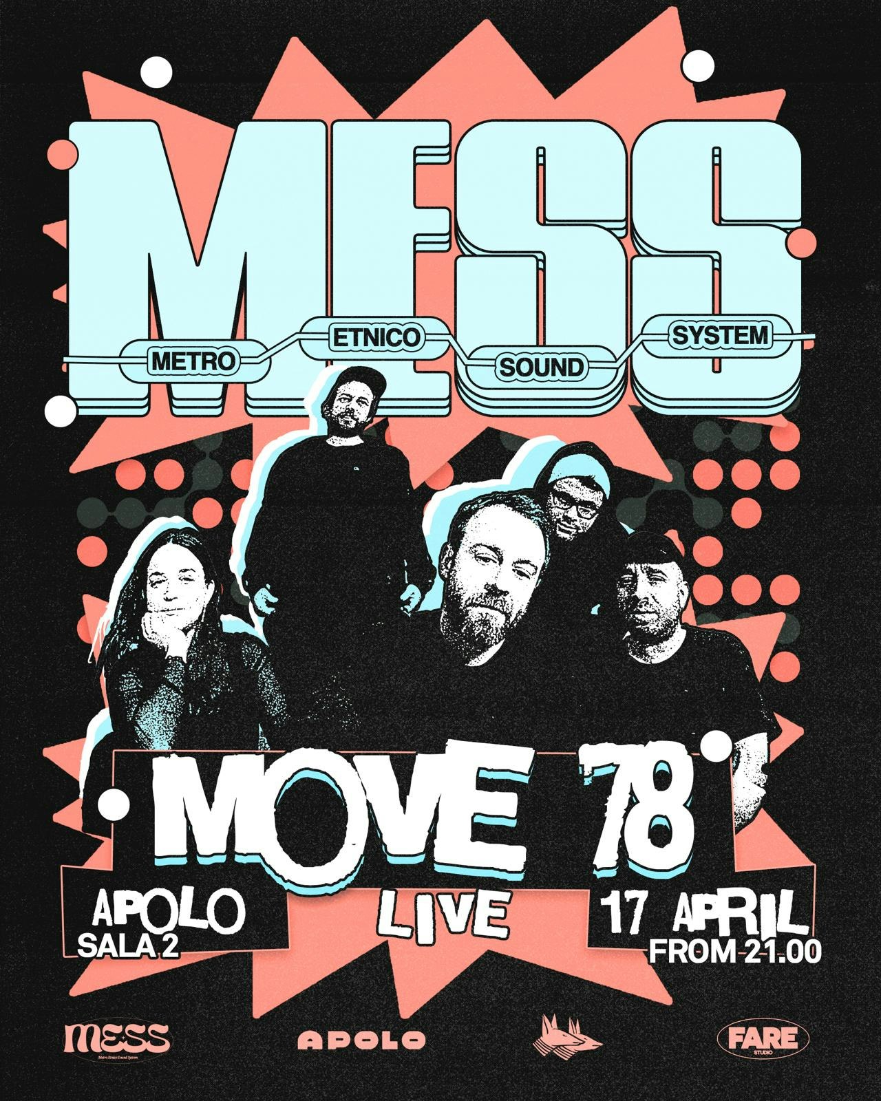 Move 78 Live Tickets | €17 | 17 Apr @ SALA APOLO, Barcelona | DICE