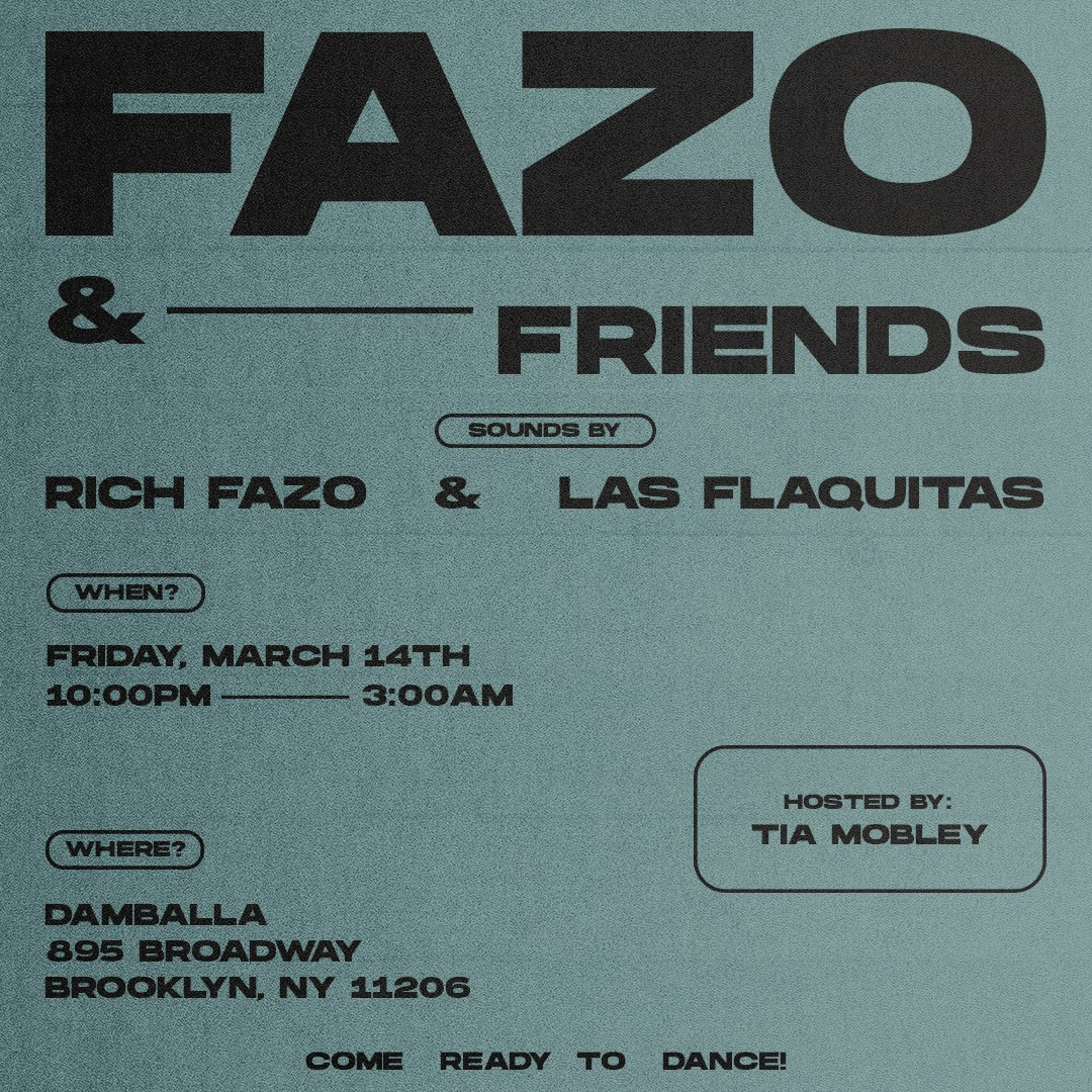 Fazo + Friends Billets | À partir de 20 $ | 14 mars @ Damballa ...