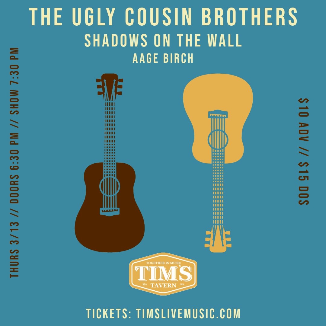 Ugly Cousin Brothers // Shadows on the Wall // AB Tickets | $11.33 ...