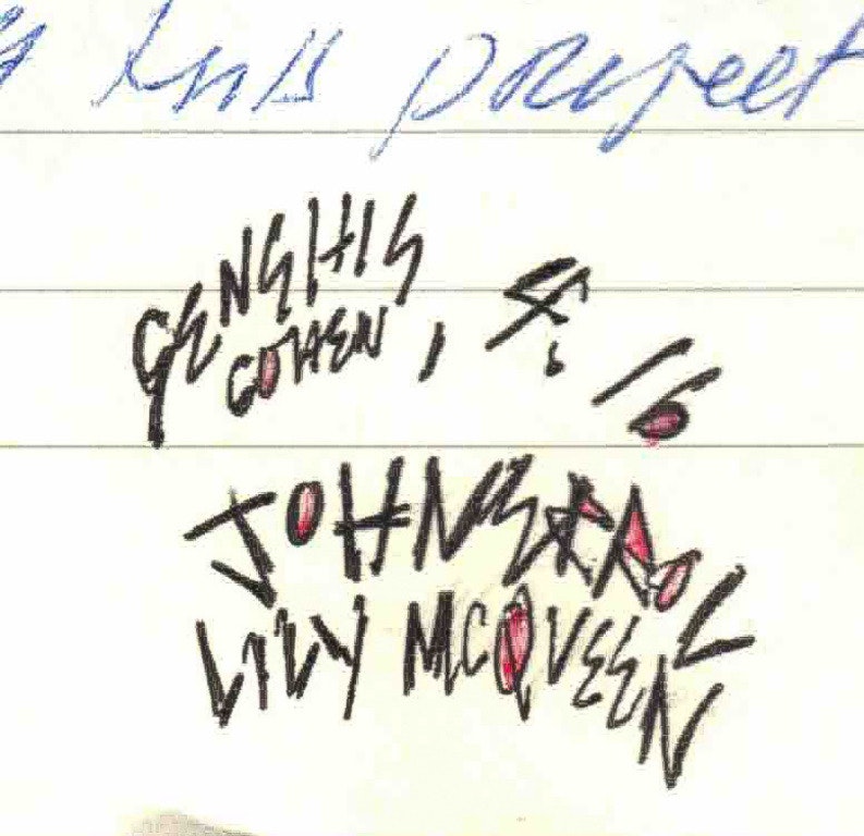 John Errol, Lily McQueen Tickets | $14.71 | Apr 16 @ Genghis Cohen, Los ...