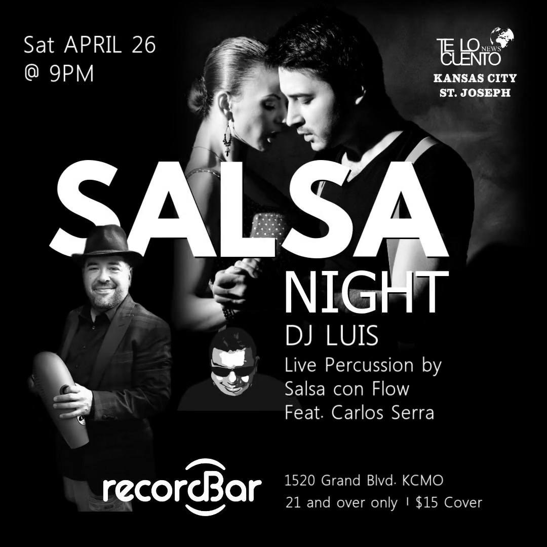 DJ Luis Salsa Night Billets | 19,83 $ | 26 avr. @ recordBar, Kansas ...
