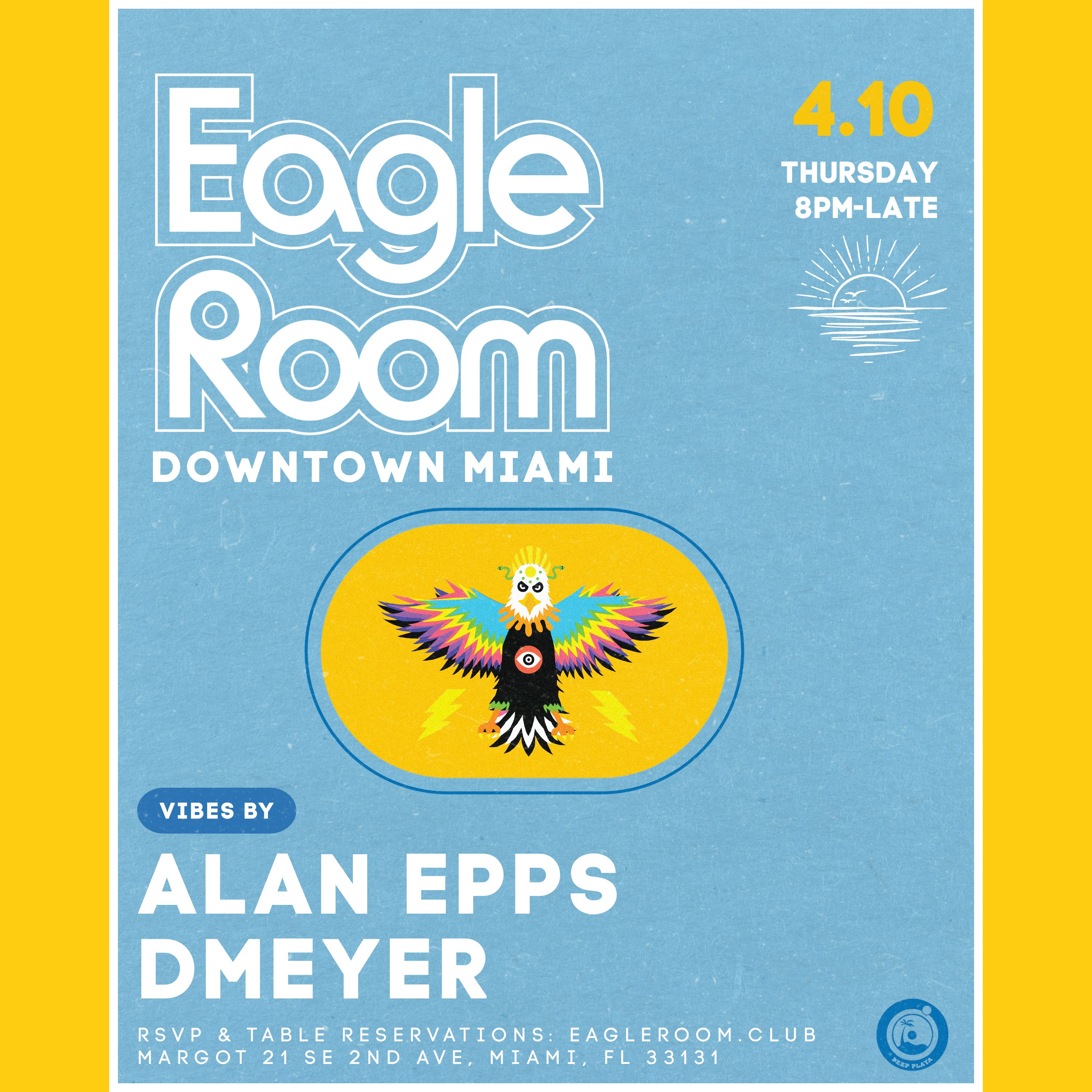 Alan Epps + Dmeyer Tickets | Gratis | 10. Apr. 2025 @ Eagle Room, Miami ...
