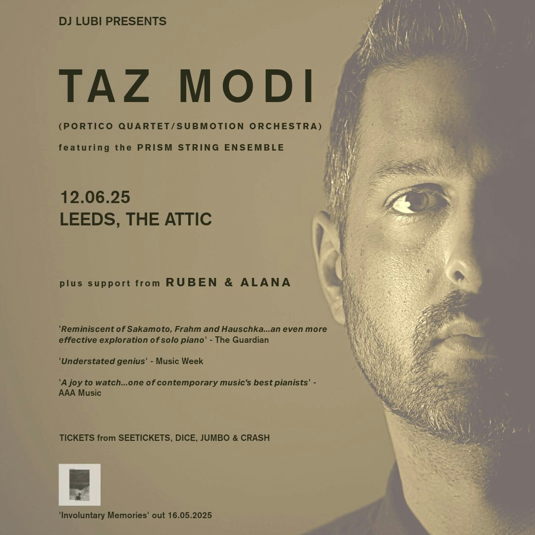 Taz Modi & Prism String Ensemble / Ruben & Alana Biglietti | Da 11 ...