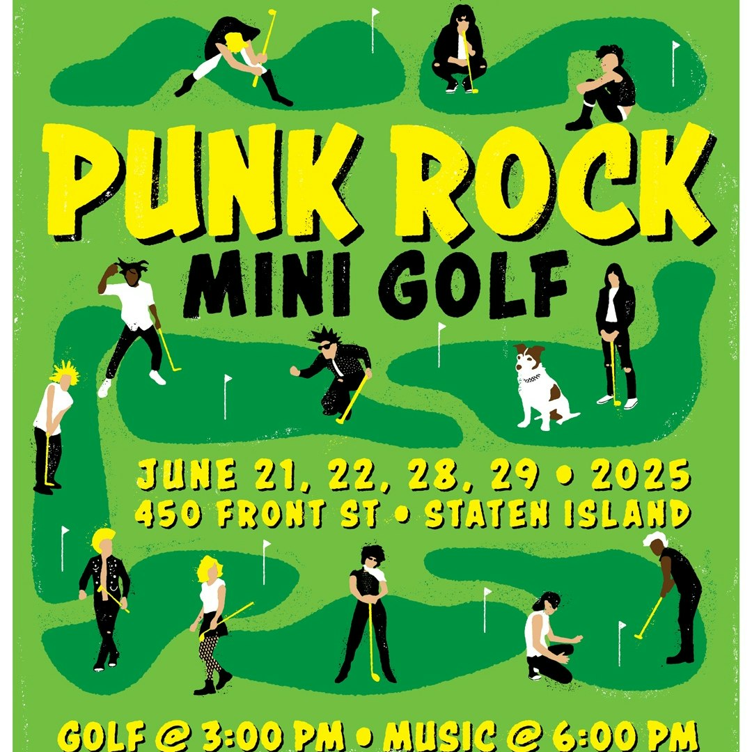 PUNK ROCK MINI GOLF @ MAKER PARK RADIO, STATEN ISLAND, NYC | DICE