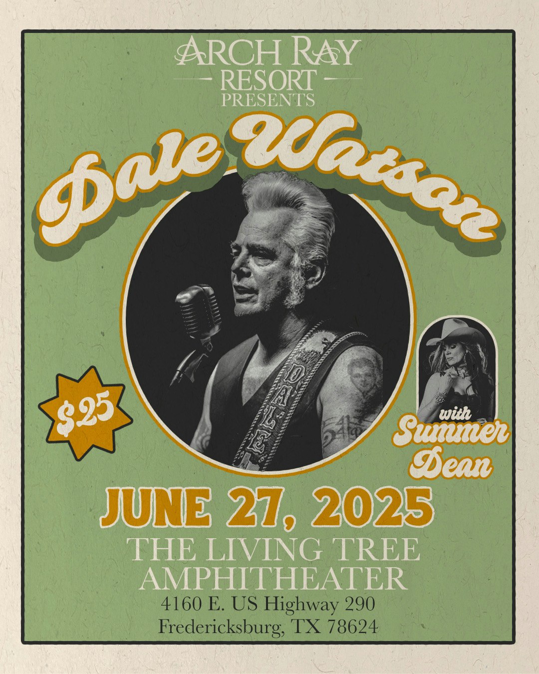 Dale Watson X Summer Dean live in Fredericksburg Entradas | 33,44 ...
