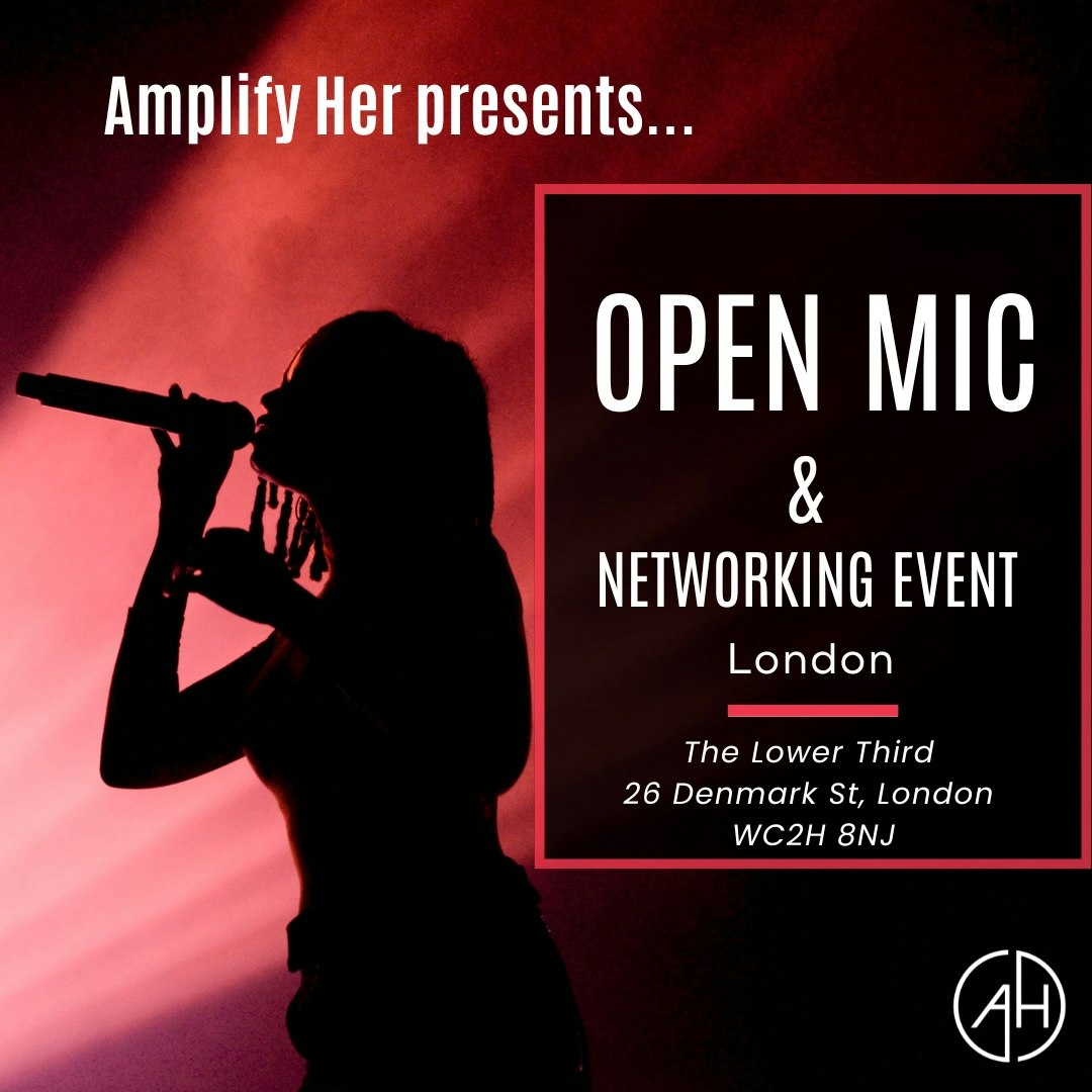 Amplify Her Open Mic & Networking Event Billets | Gratuit | 25 juin ...