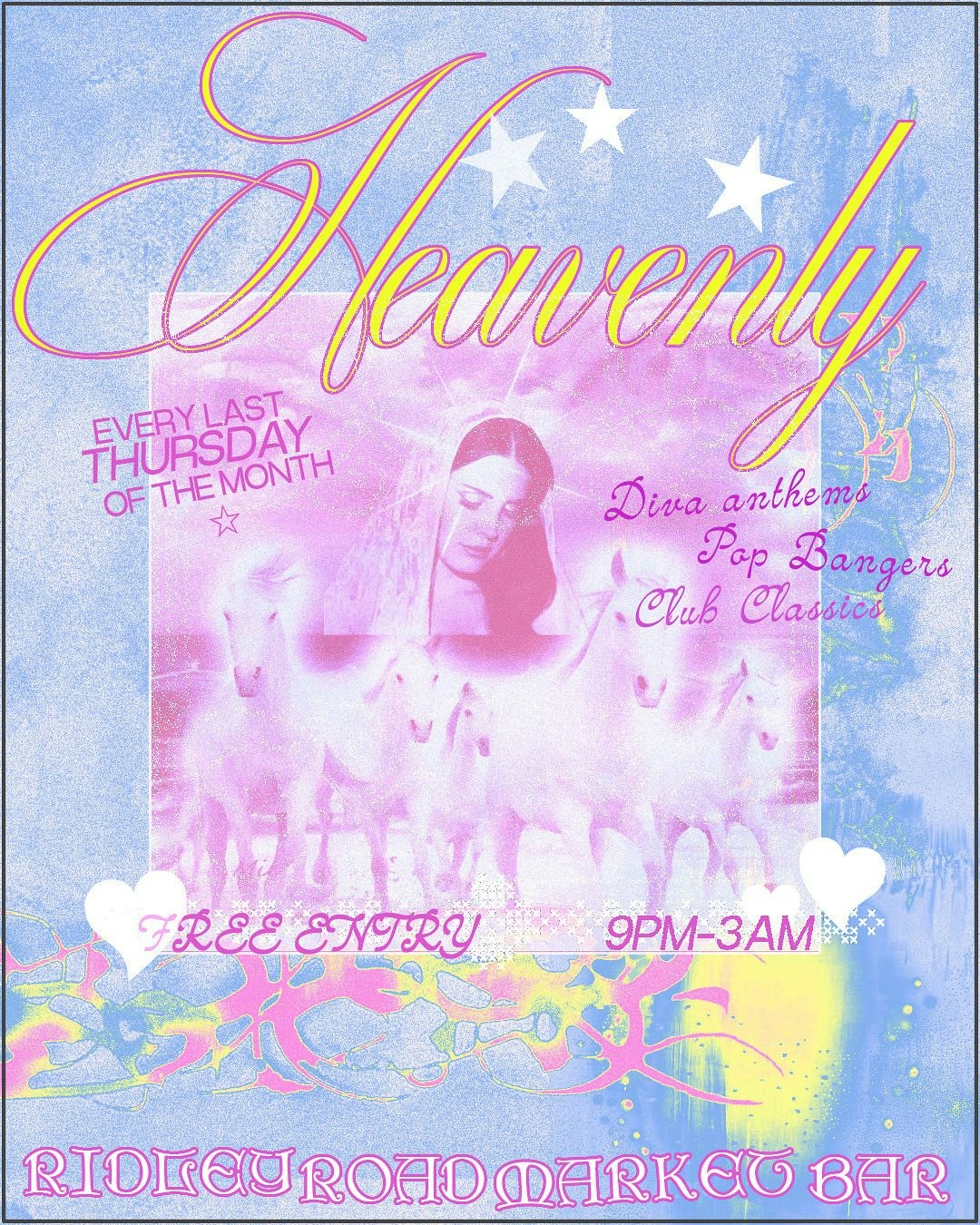 Heavenly Tickets | Free | 15 Jan @ Ridley Road Market Bar, London | DICE