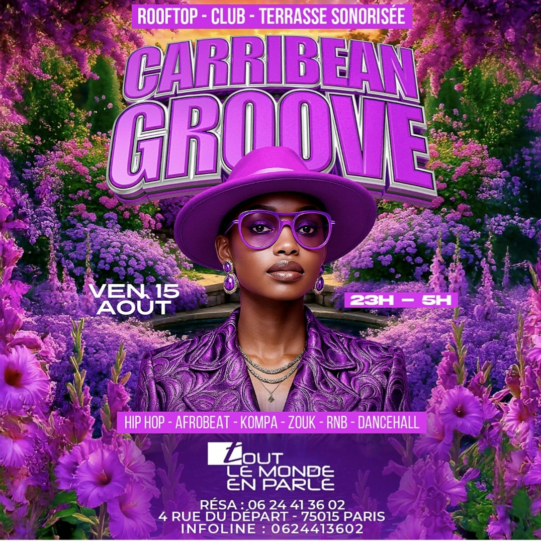 Soiree Caribbean groove Club Rooftop Terrasse Tickets | From Free | 15 ...